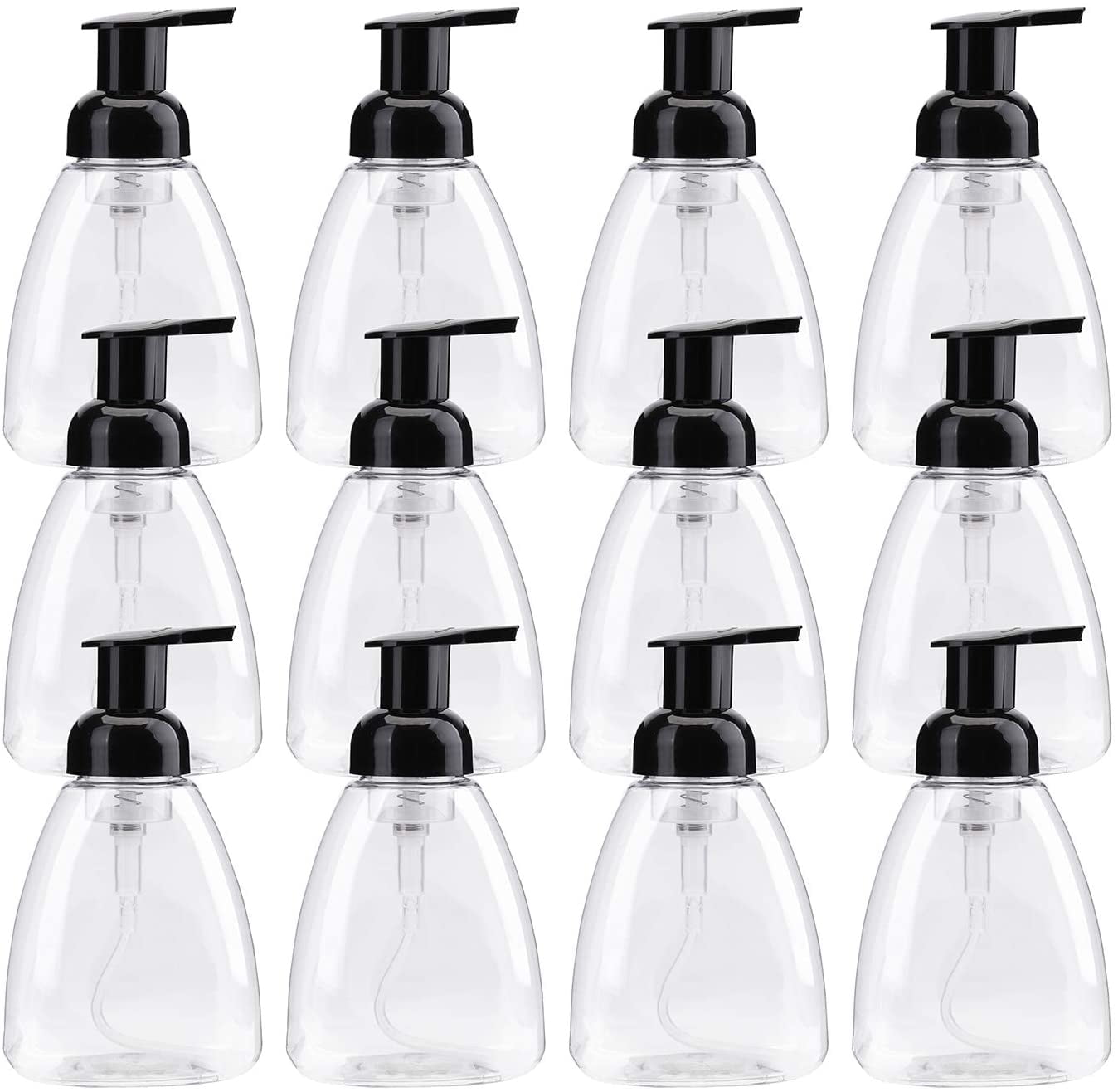 12 Pack Foaming Hand Soap Dispenser, 10 Oz Liquid Soap Dispenser Empty ...