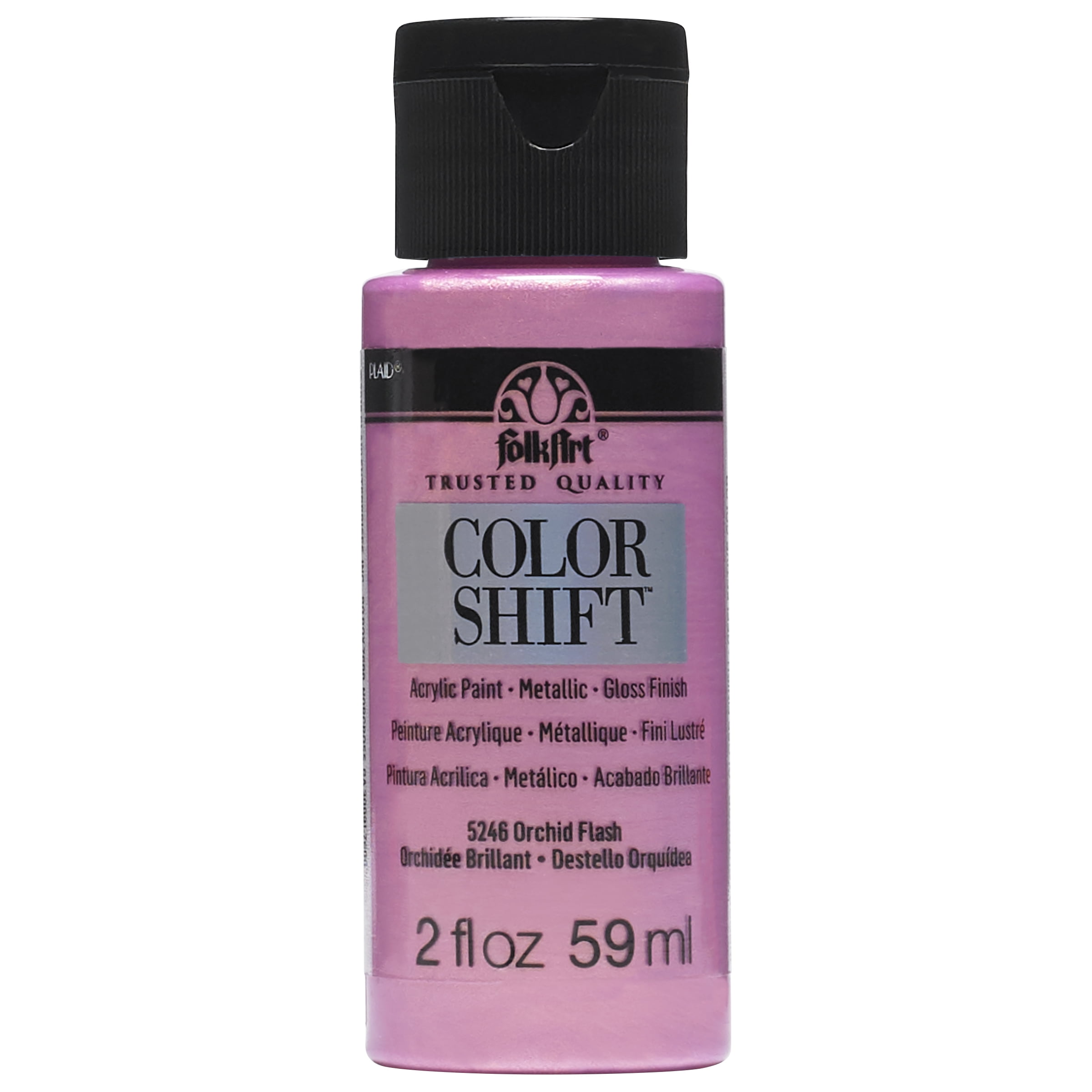 FolkArt Color Shift Gloss Finish Metallic Acrylic Paint, 12 Pack ...