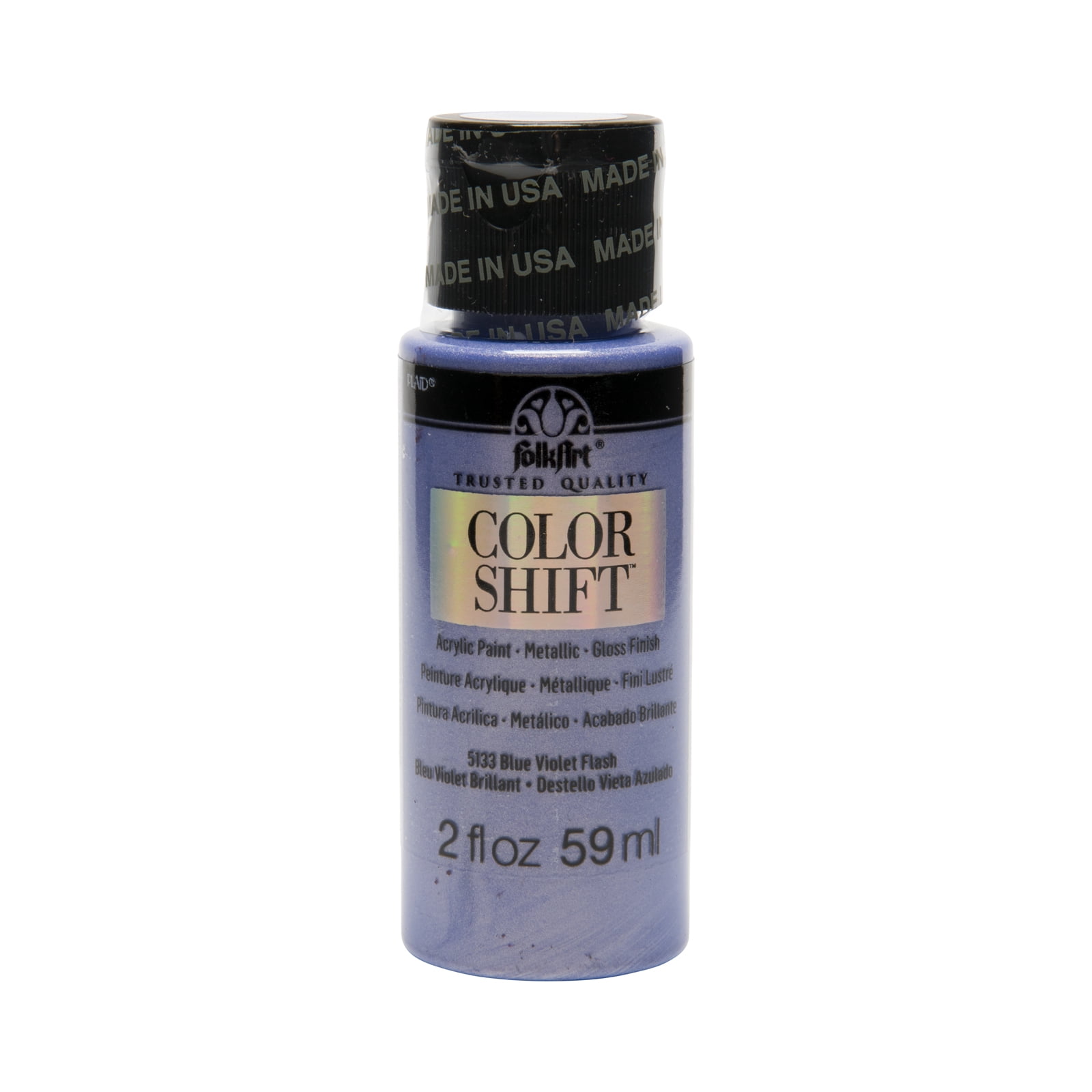 FolkArt Color Shift Gloss Finish Metallic Acrylic Paint, 12 Pack ...