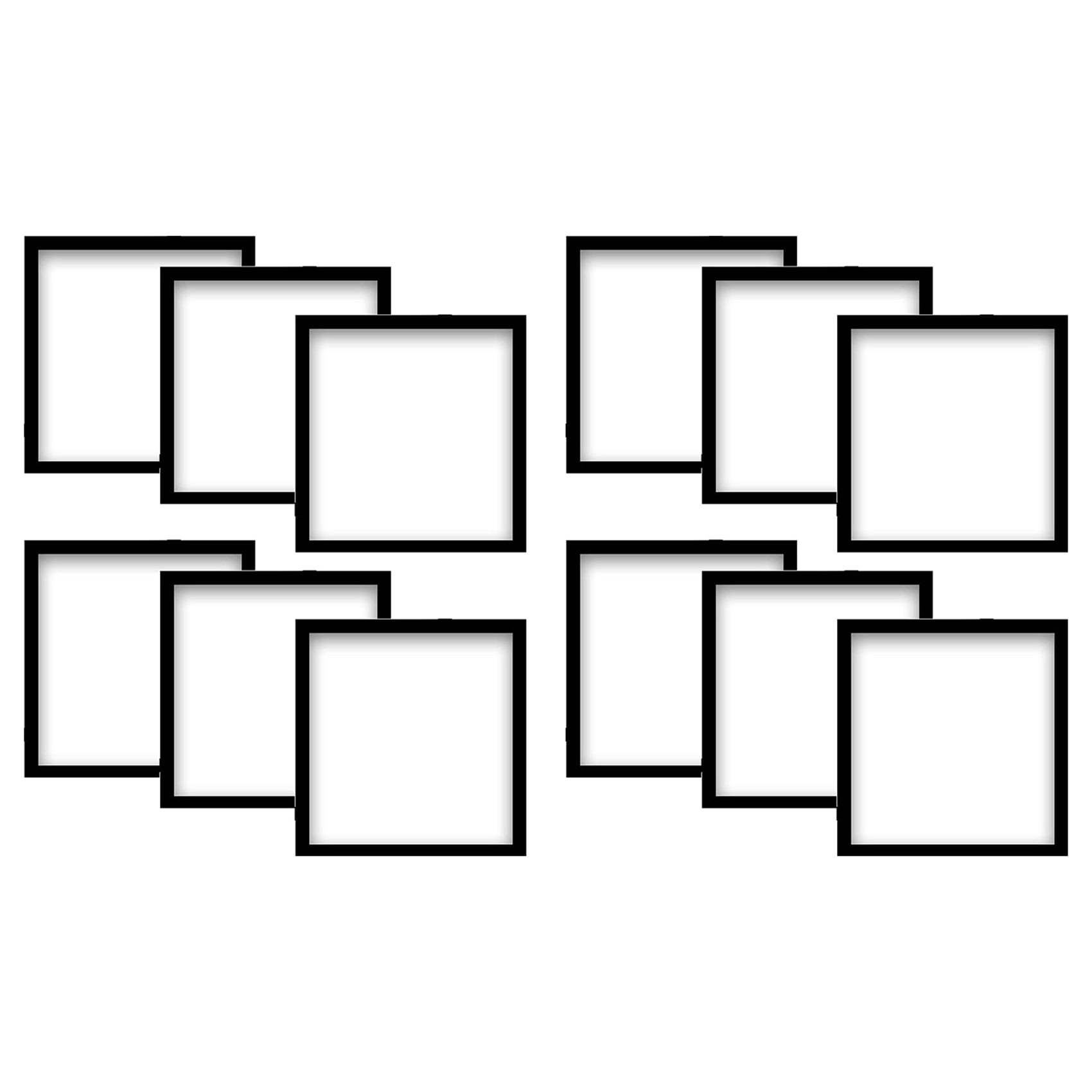 12 Pack Painting Frame, Painting Picture Frame 25x25cm, Magnetic ...