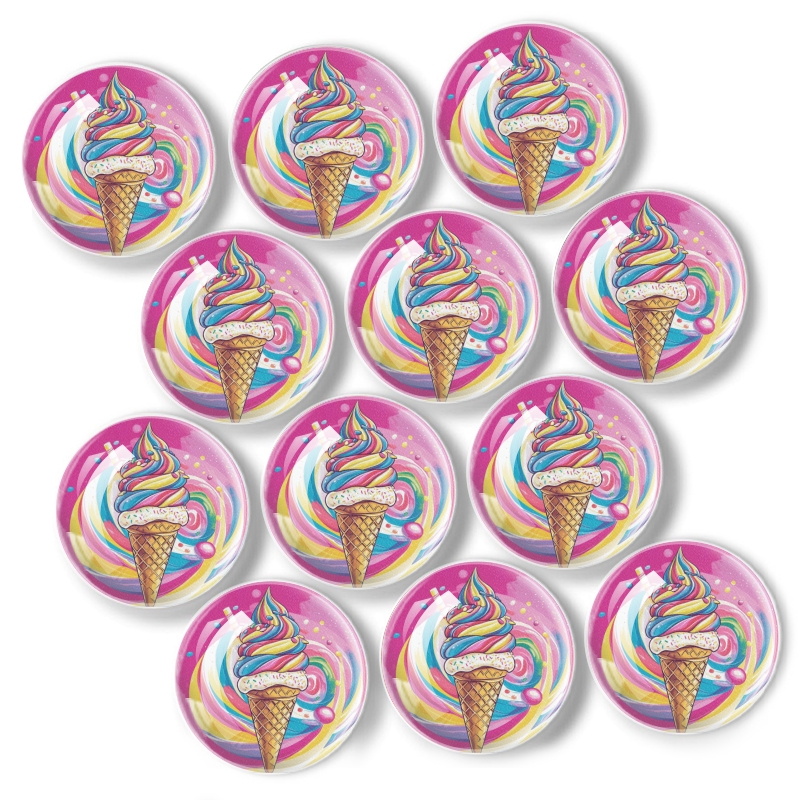 12 Pack Fridge Magnets Refrigerator Magnets, Magnetic Stickers for ...