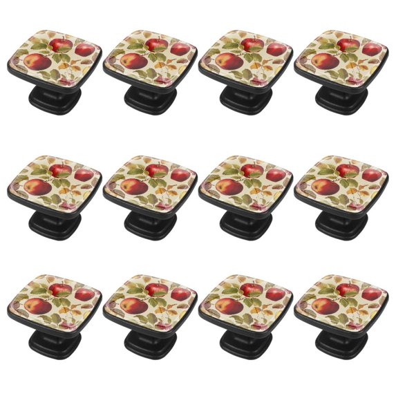 12 Pack Fruit Square Cabinet Knobs Kitchen Cabinet Pulls Cupboard ...