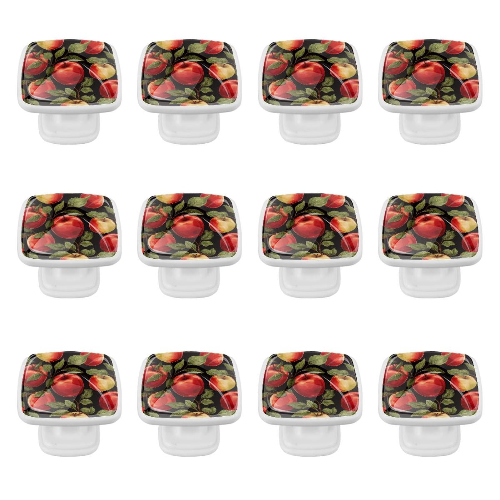 12 Pack Fruit Square Cabinet Knobs Kitchen Cabinet Pulls Cupboard ...