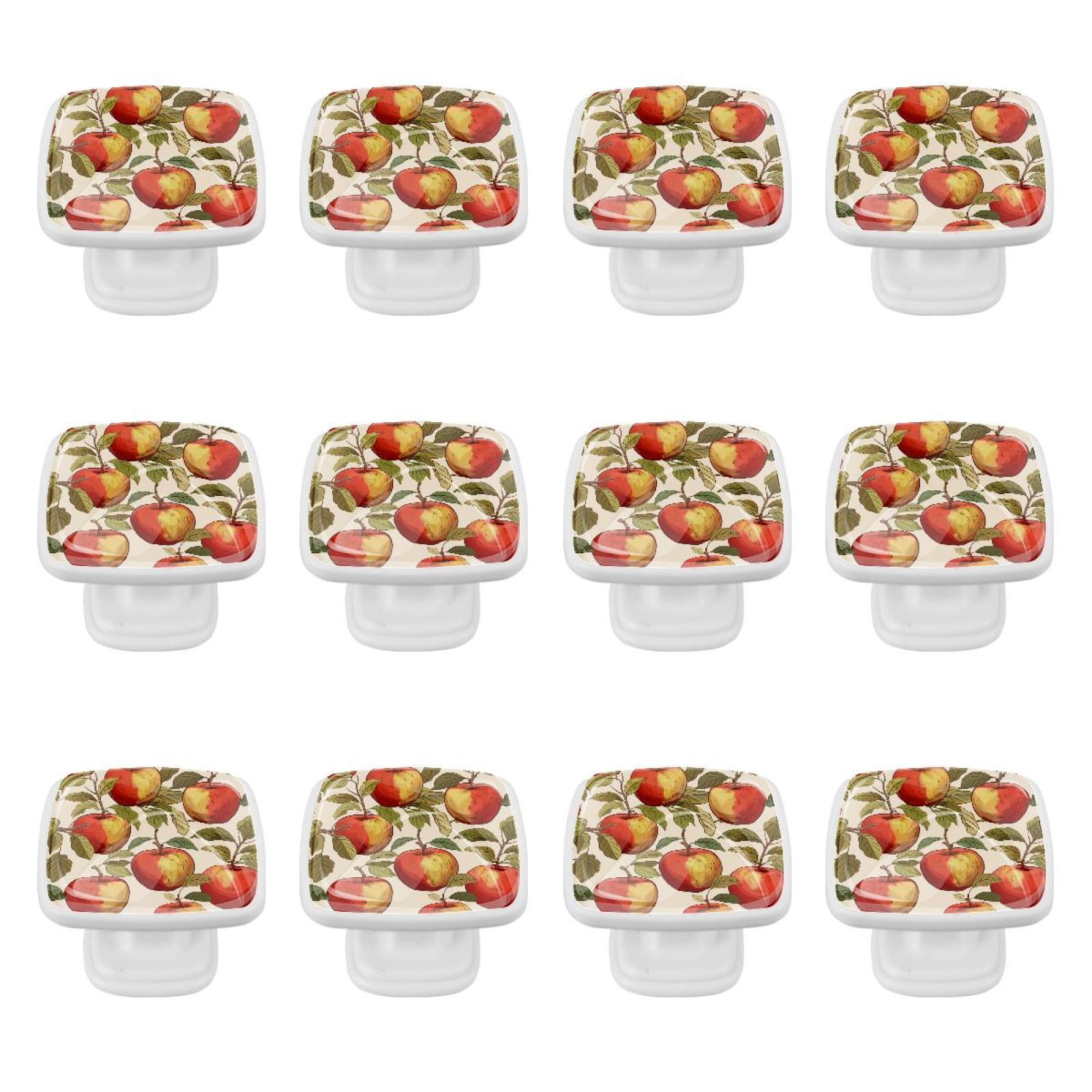 12 Pack Fruit Square Cabinet Knobs Kitchen Cabinet Pulls Cupboard ...