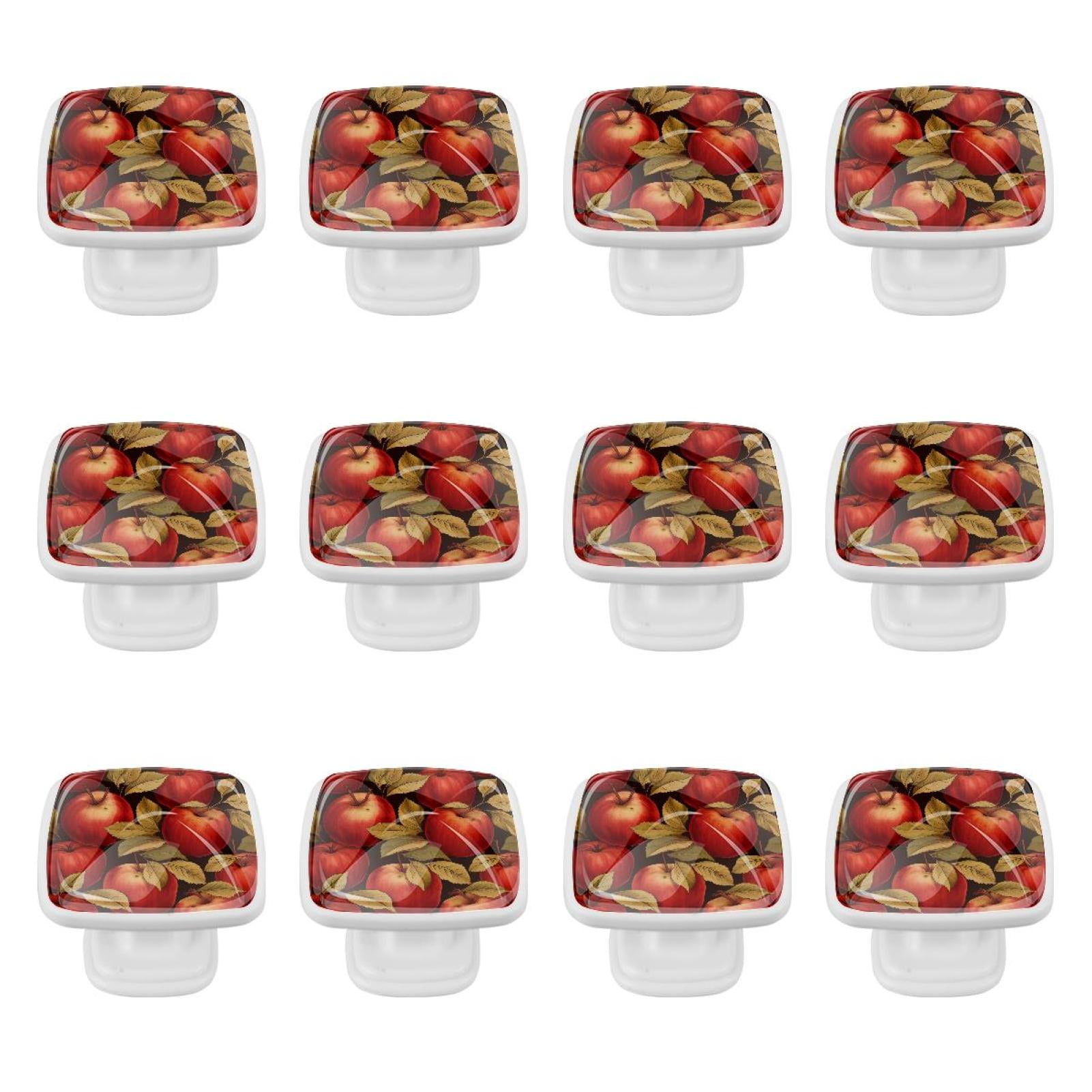 12 Pack Fruit Square Cabinet Knobs Kitchen Cabinet Pulls Cupboard ...