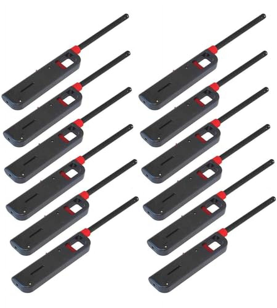 12 Pack - Fuel Included BBQ Grill Long Lighter - Refillable Butane Gas ...