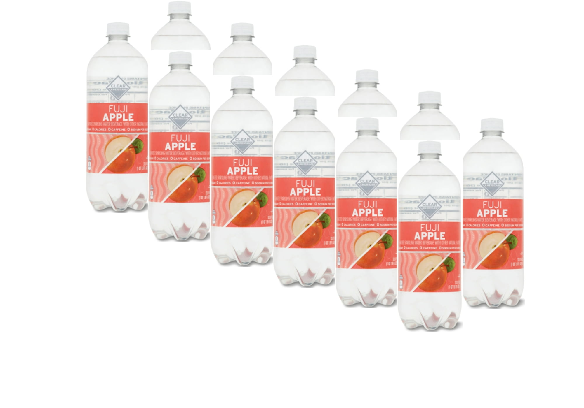 (12 Pack)- Fuji Apple Sparkling Water, 1 Liter Bottle - Walmart.com