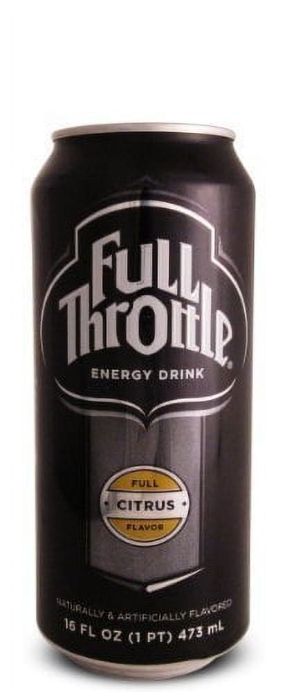 Full Throttle Citrus Energy Drink, 16oz - Case of 12 Pack by Full ...