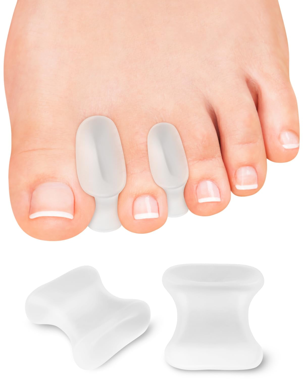 12 Pack Gel Toe AIF9 Separators Silicone Toe for Women Men Bunion ...
