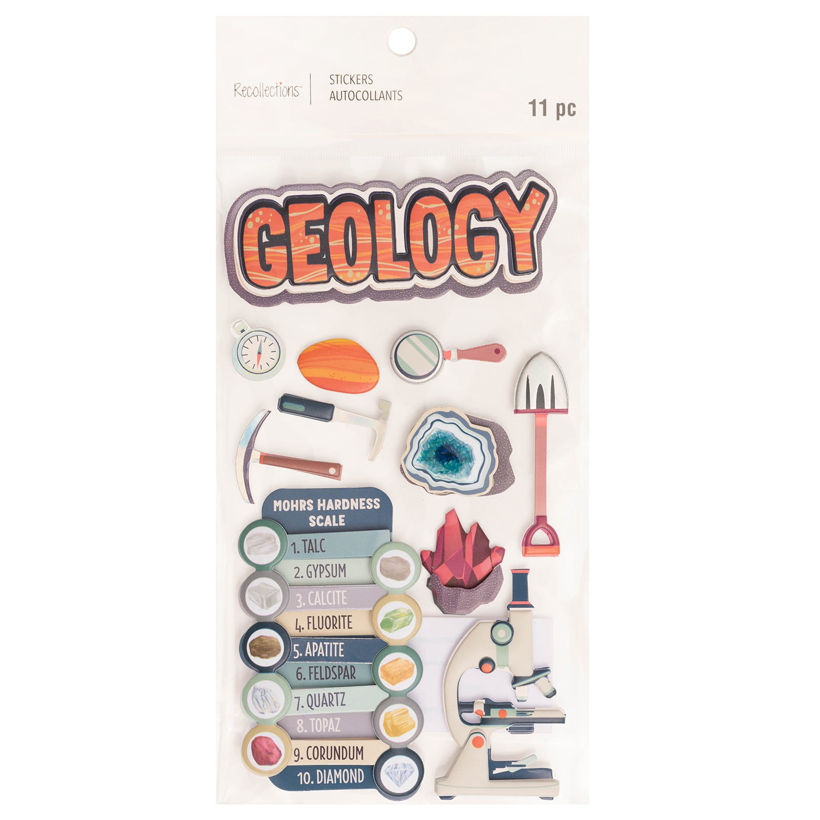 12 Pack: Geology Dimensional Stickers by Recollections™ - Walmart.com