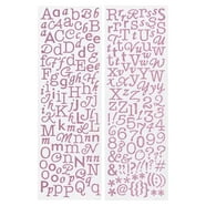 12 Pack: Glitter Script Alphabet Stickers by Recollections™ - Walmart.com
