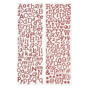12 Pack: Glitter Script Alphabet Stickers by Recollections™ - Walmart.com