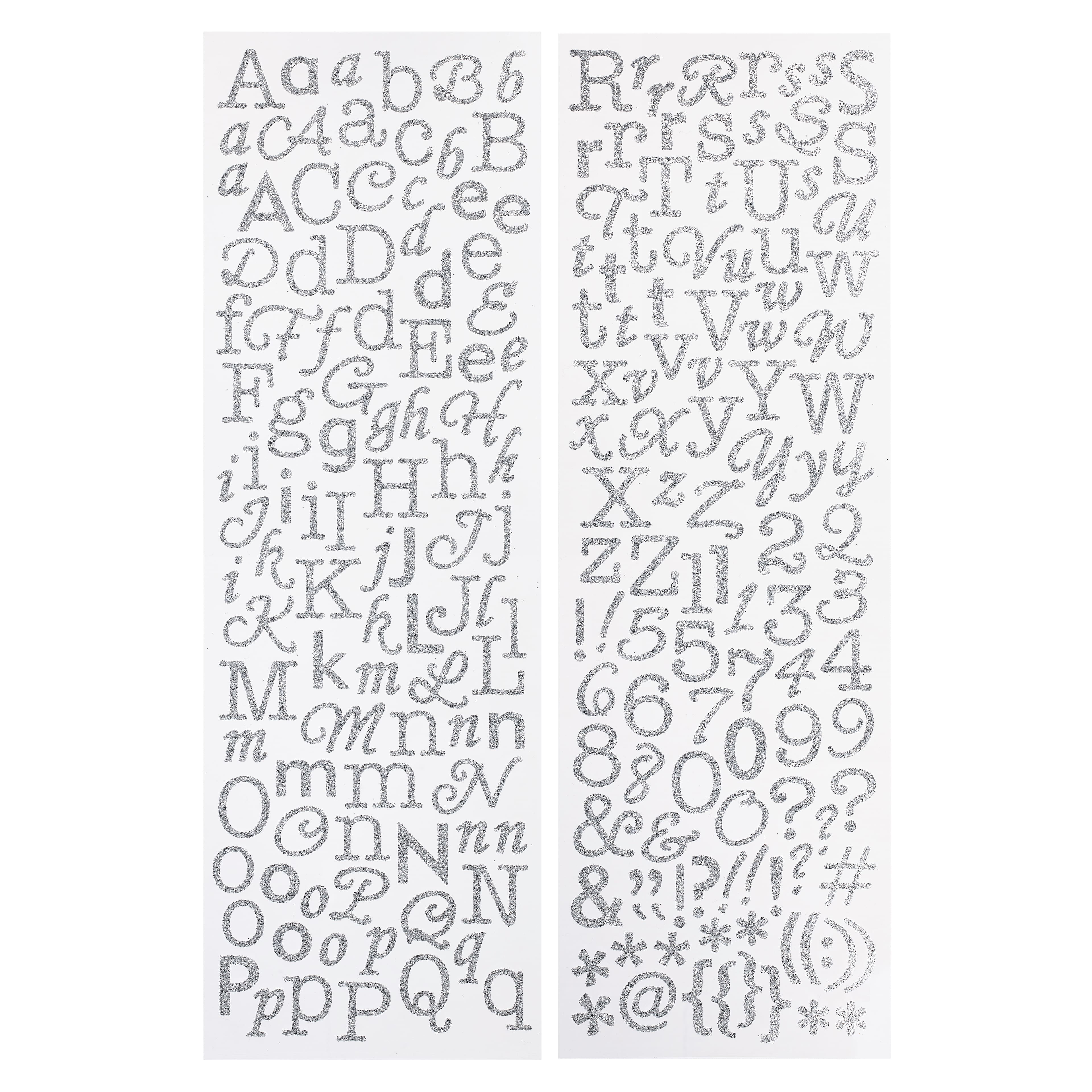 12 Pack: Glitter Alphabet Stickers by Recollections™ - Walmart.com