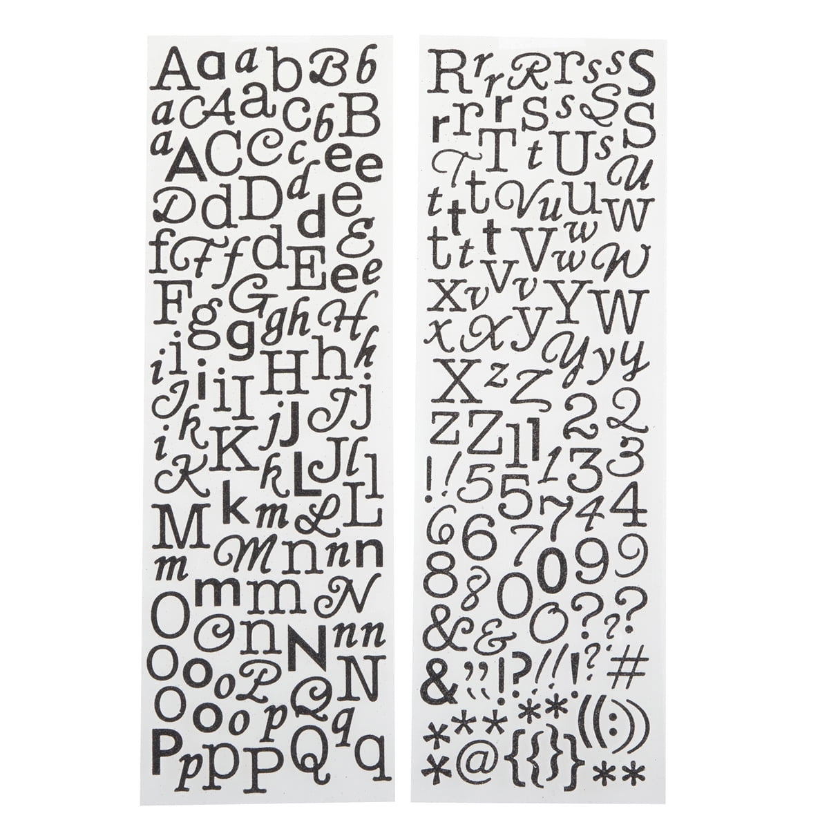 12 Pack: Glitter Alphabet Stickers by Recollections™ - Walmart.com