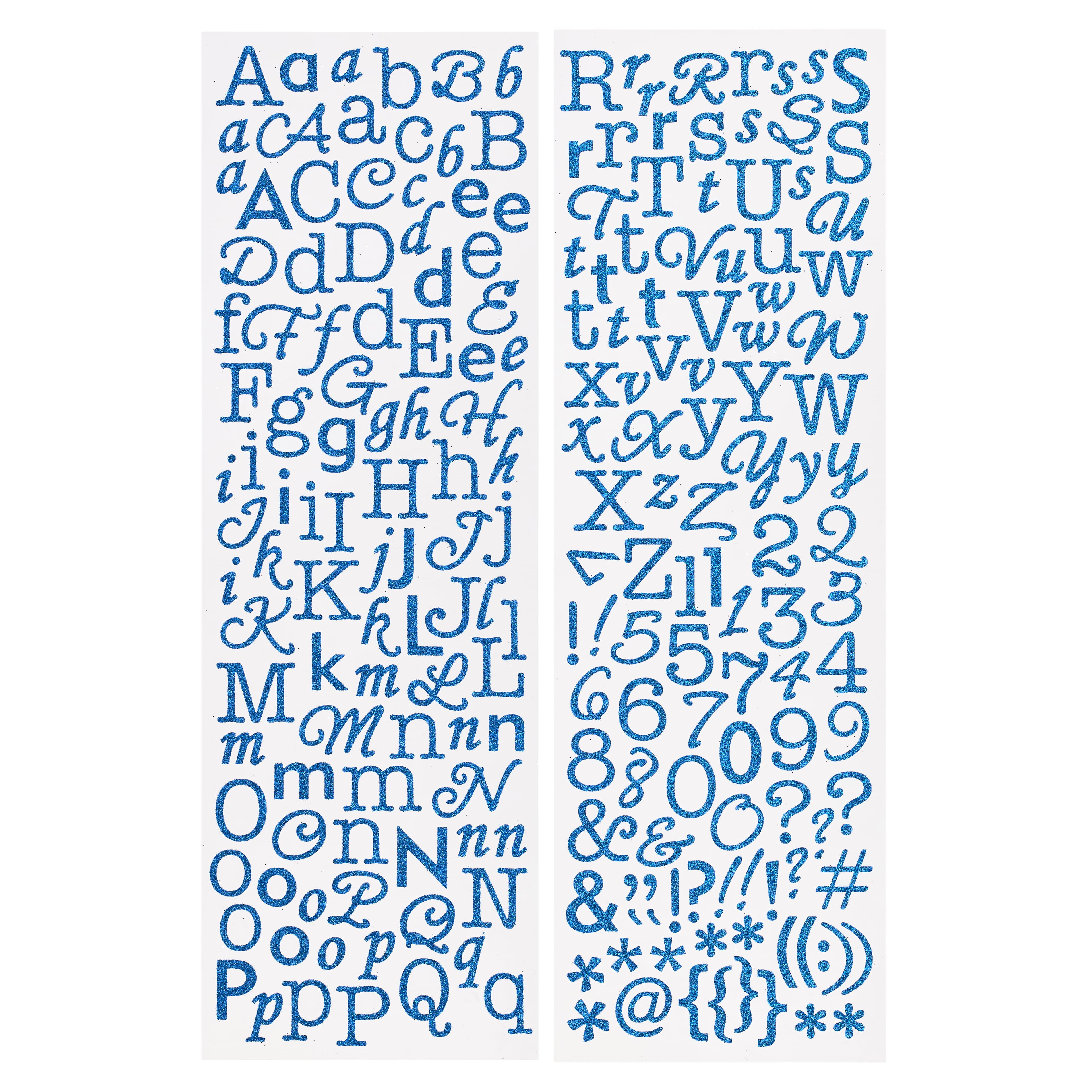 12 Pack: Glitter Alphabet Stickers by Recollections™ - Walmart.com