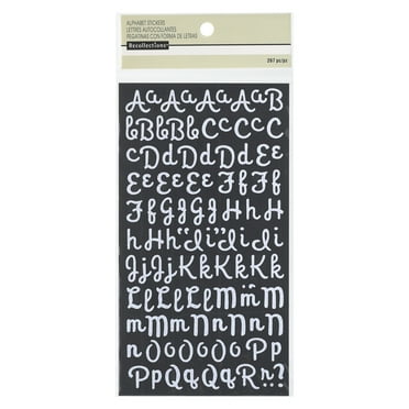 Recollections™ Gold Puffy Modern Alphabet Stickers, 12 Pack, Crafting ...
