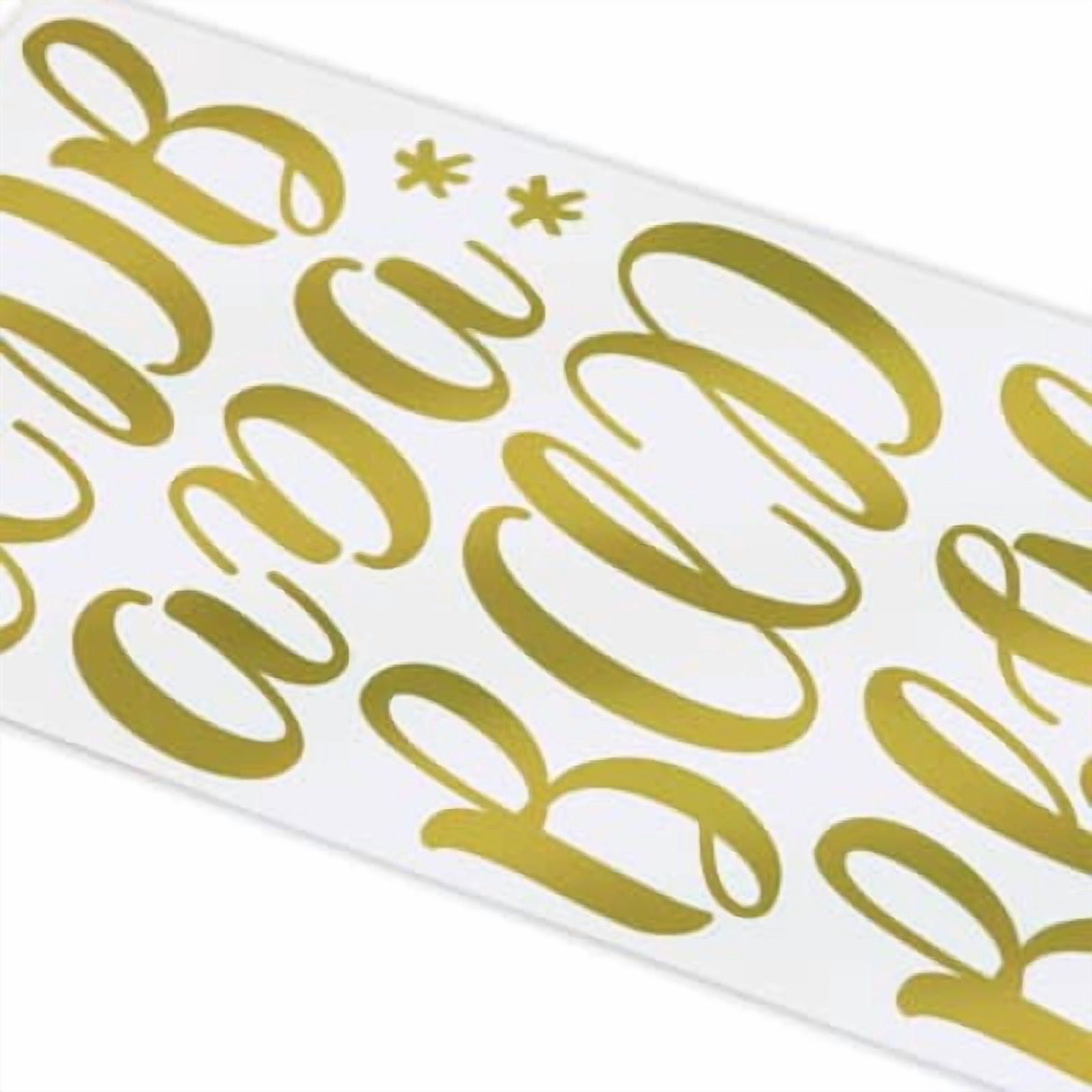12 Pack: Gold Hand Letter Alphabet Stickers by Recollections™ - Walmart.com
