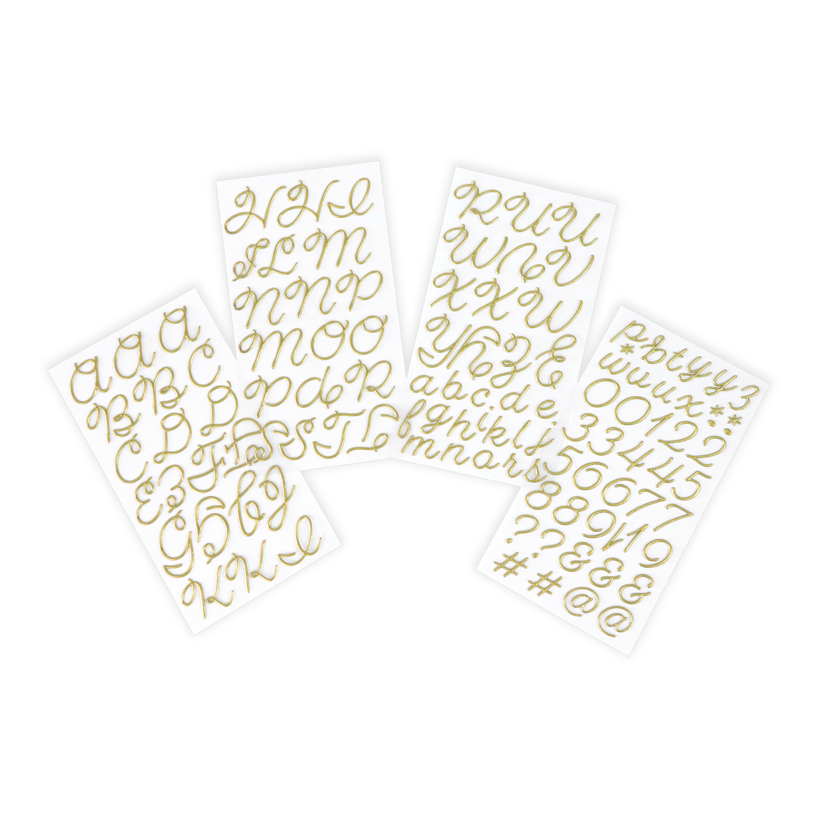 12 Pack: Gold Puffy Hand Letter Stickers by Recollections™ - Walmart.com