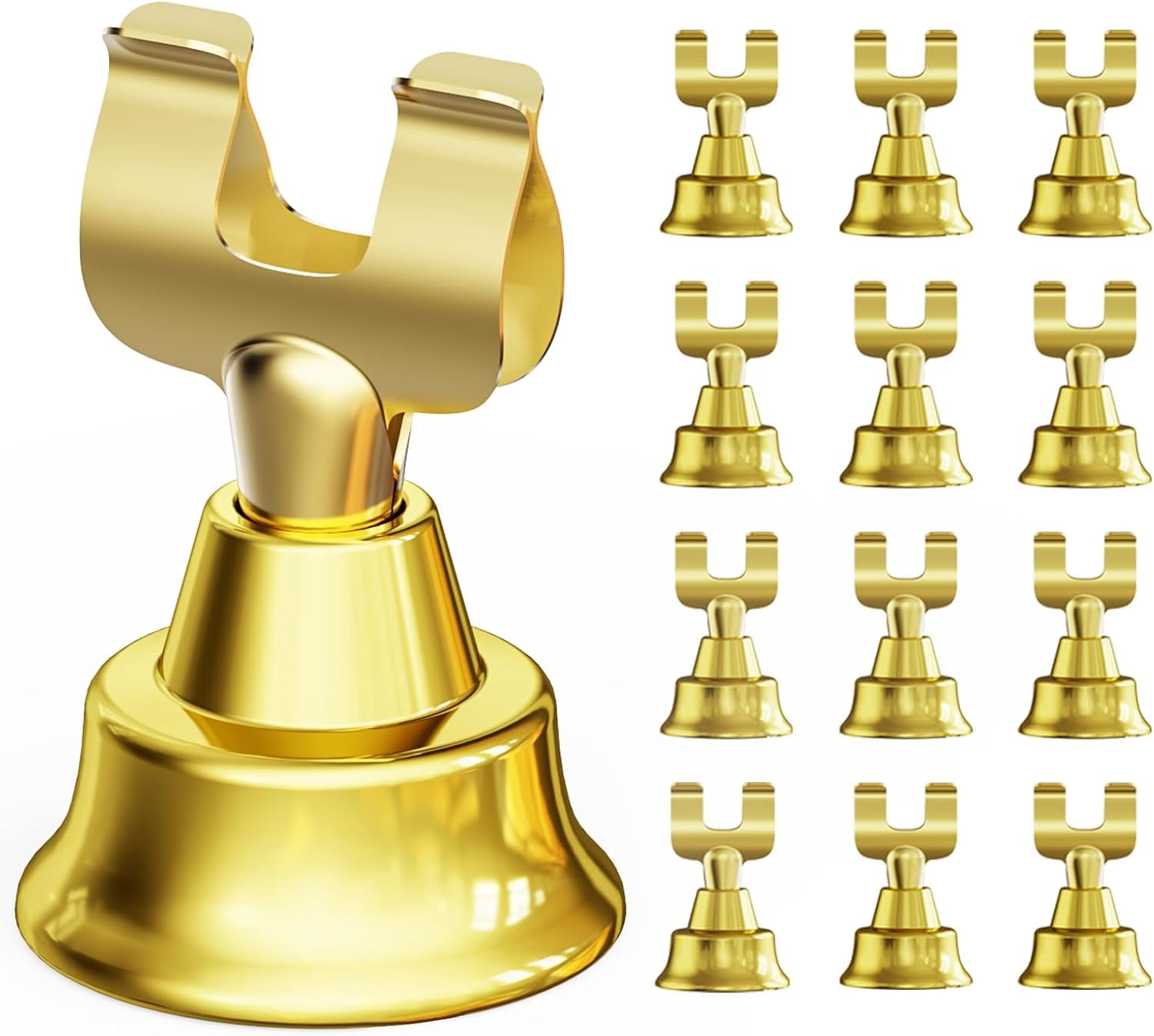12 Pack Gold Table Card Holders & Place Card Holders – Elegant Table ...