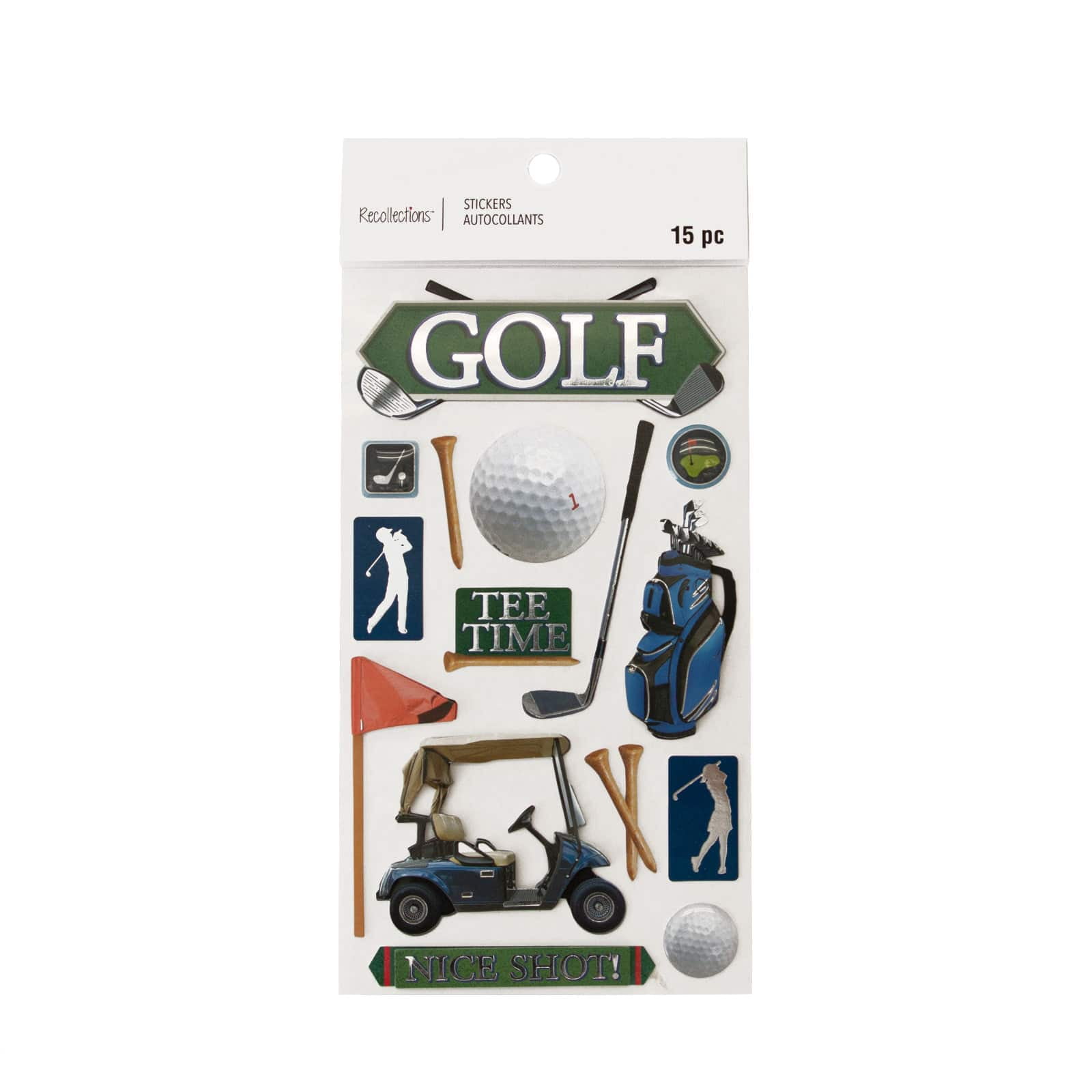 12 Pack: Golf Stickers by Recollections™ - Walmart.com