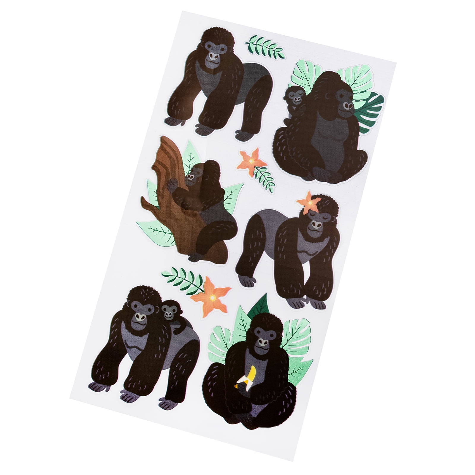 12 Pack: Gorilla Stickers by Recollections™ - Walmart.com