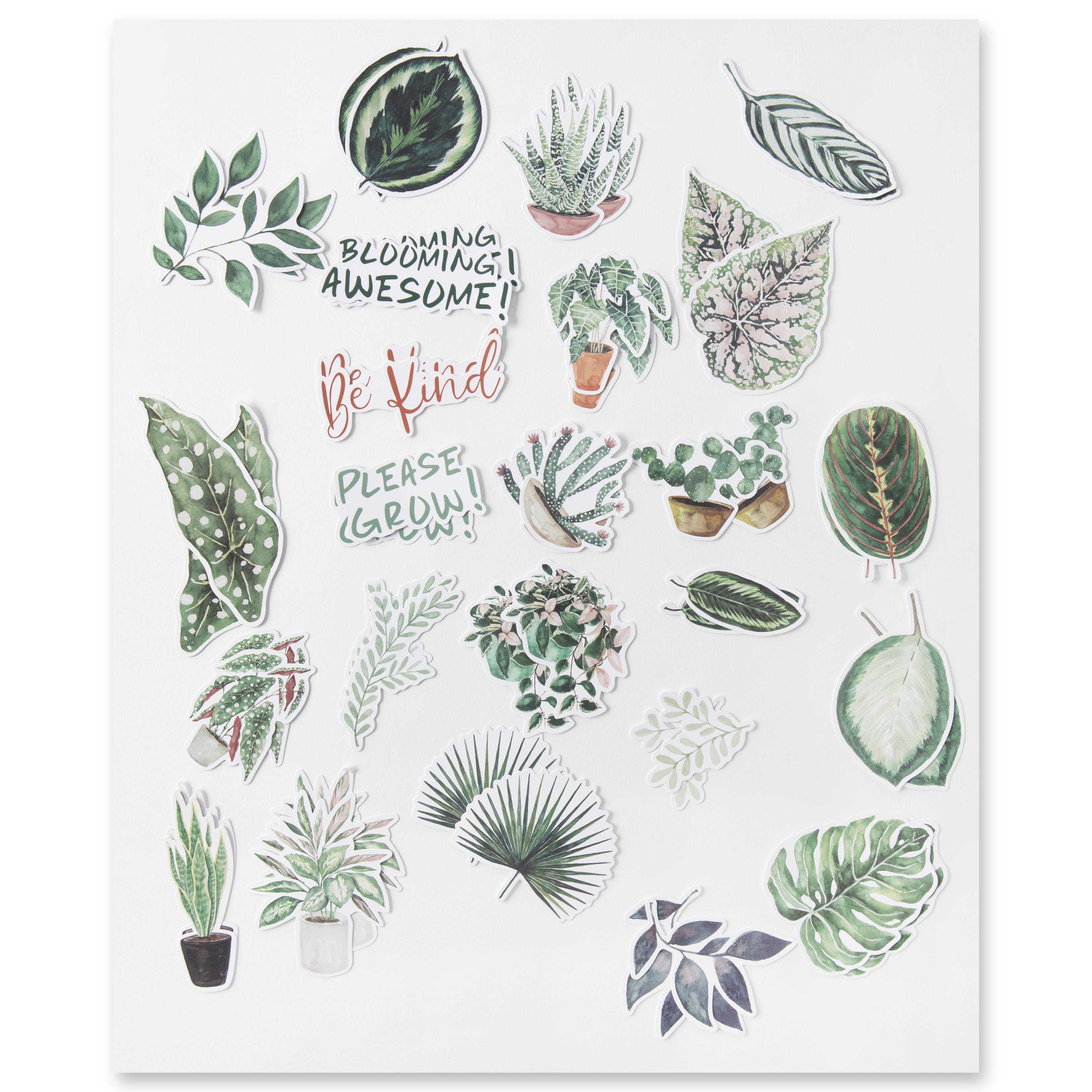 12 Pack: Green Plants Die Cut Stickers by Recollections - Walmart.com