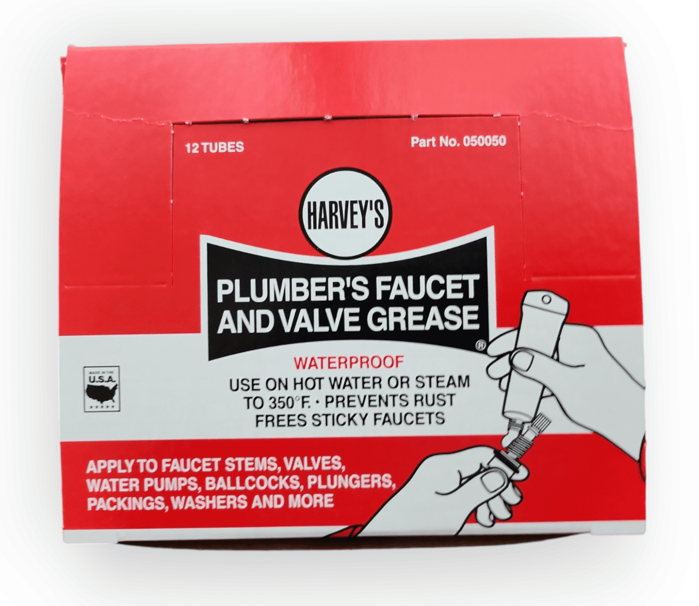 12-Pack HARVEY'S 050050 Faucet/Valve Grease, Semi-Solid Gel, 1 oz ...