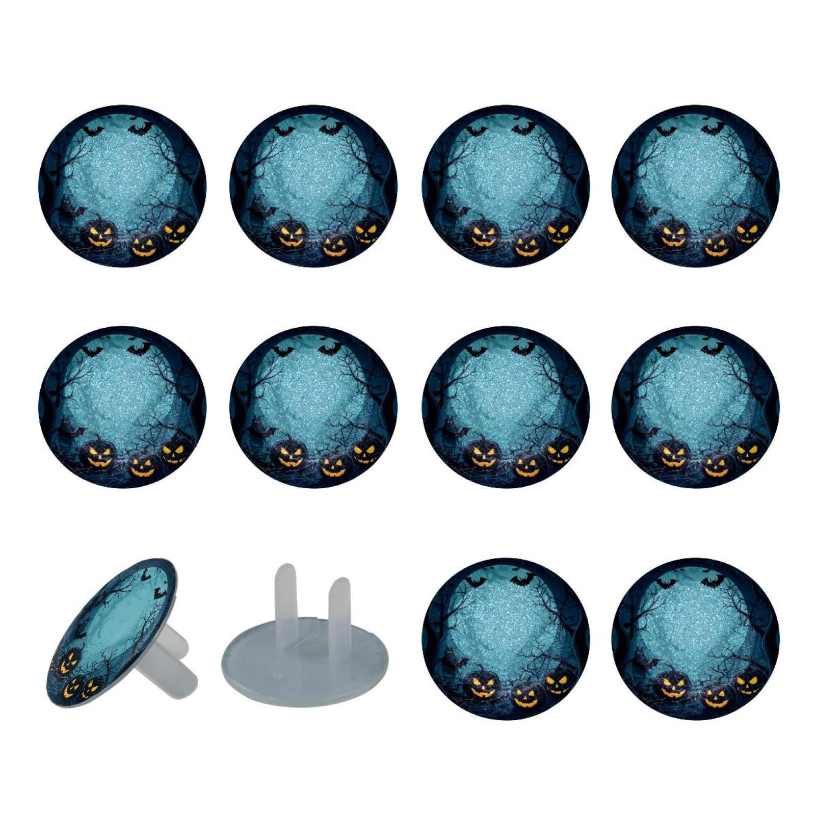 12 Pack Halloween Cobweb and Spiders_114 Outlet Covers Baby Proofing ...