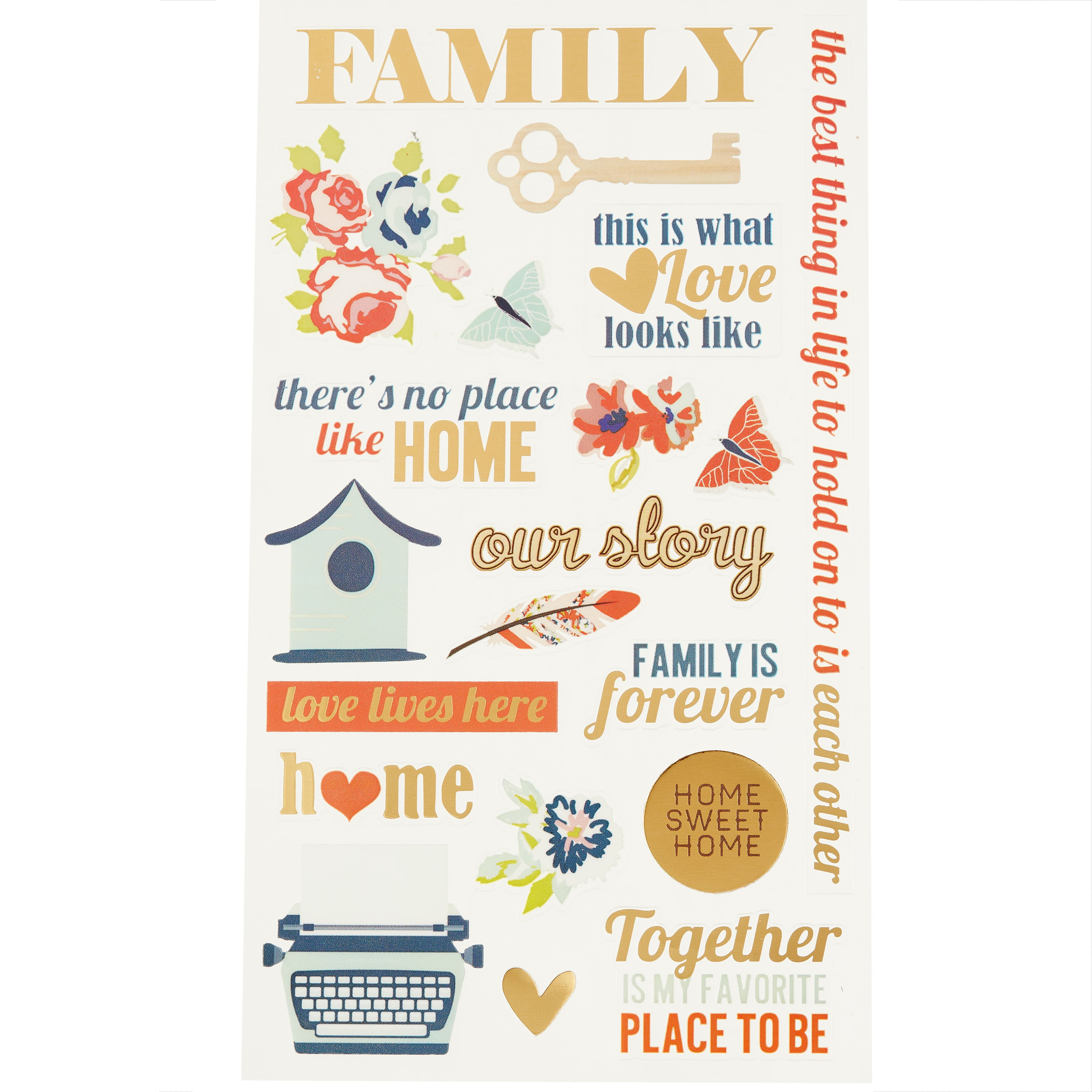 12 Pack: Happy Family Stickers by Recollections™ - Walmart.com