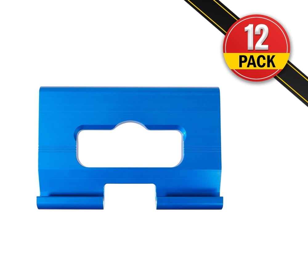 (12 Pack) Heavy Duty 7.5” Blue Aluminum Removable J-Plate For Extruded ...