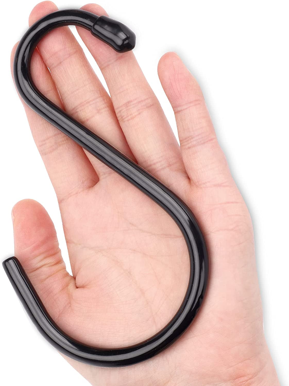 12 Pack Heavy Duty Large S Hooks, Rust-Free 5-1/2 inch S Hooks Hanger ...