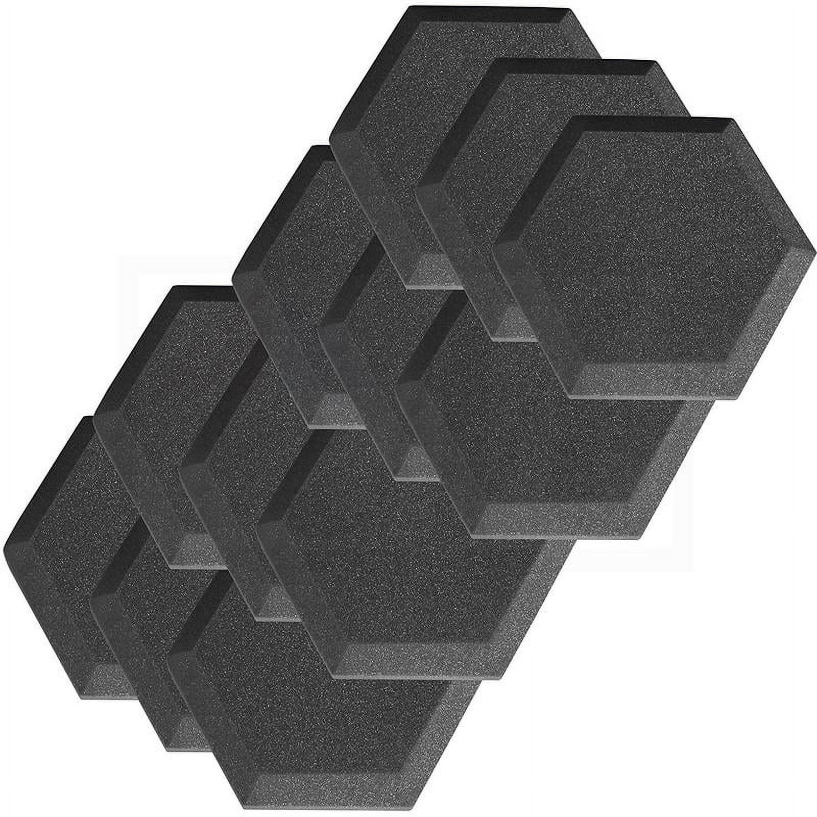 12 Pack Hexagon (Hexagonal) Acoustic Foam Studio Soundproofing Foam ...