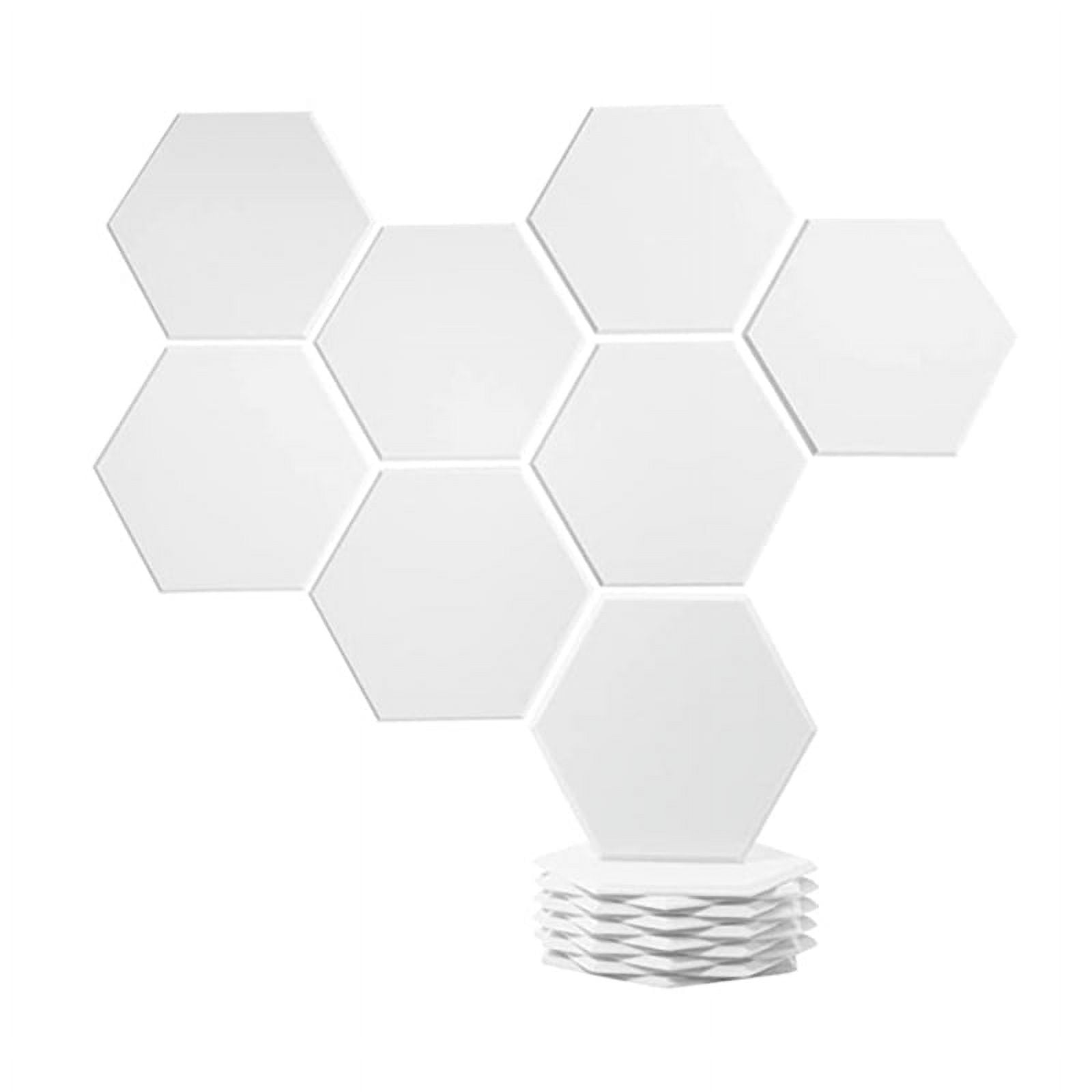 12 Pack of Hexagonal Acoustic Panels, 12 x 10x 0.4Inch for ...
