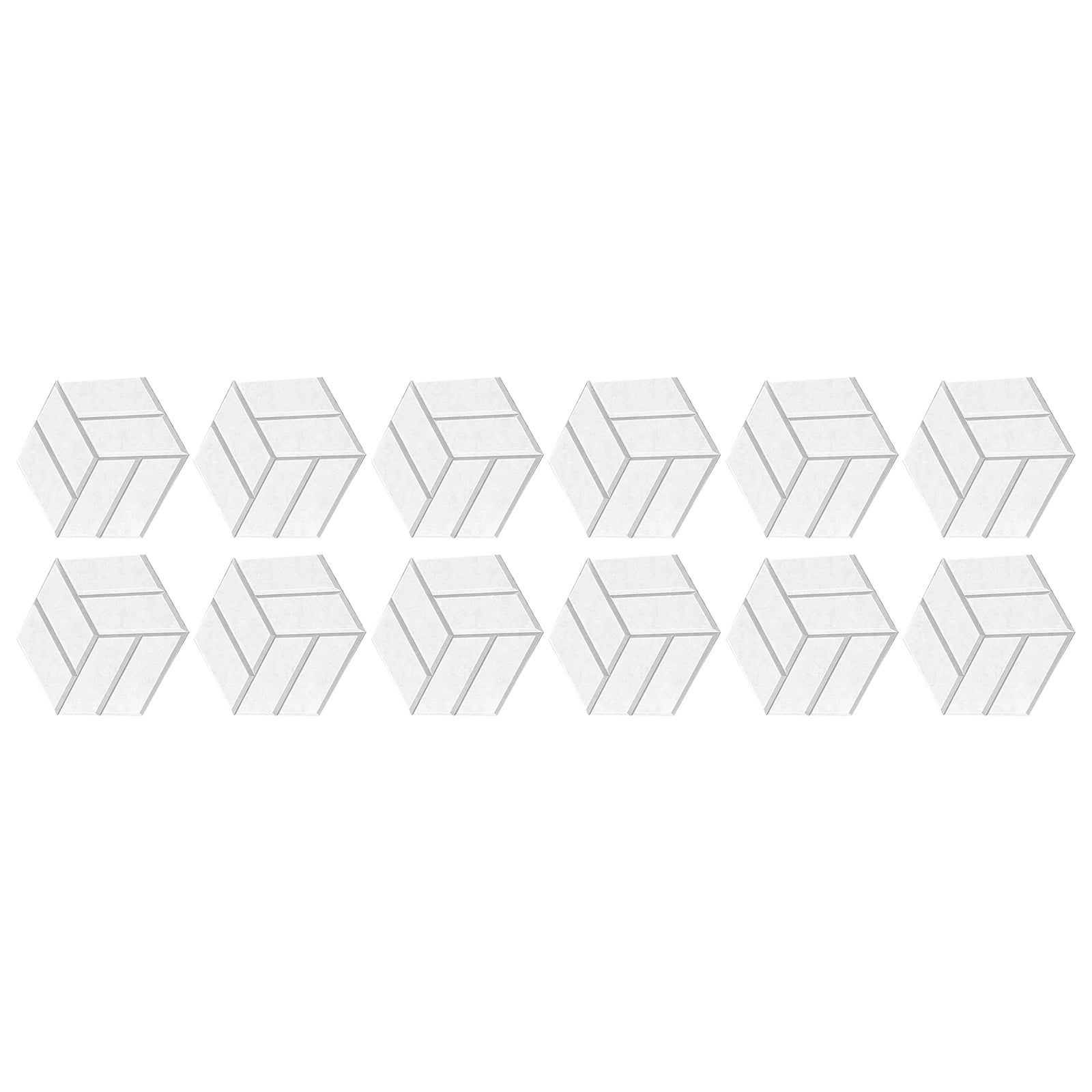 12 Pack Hexagonal Acoustics Foam Wall Panels Soundproof Wall Panels ...