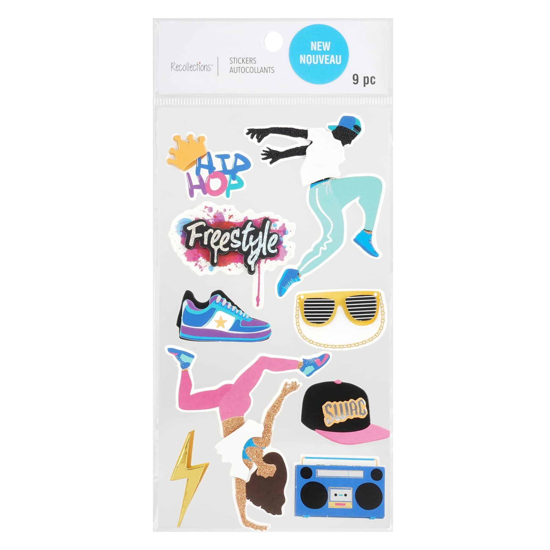 12 Pack: Hip Hop Dance Stickers by Recollections™ - Walmart.com