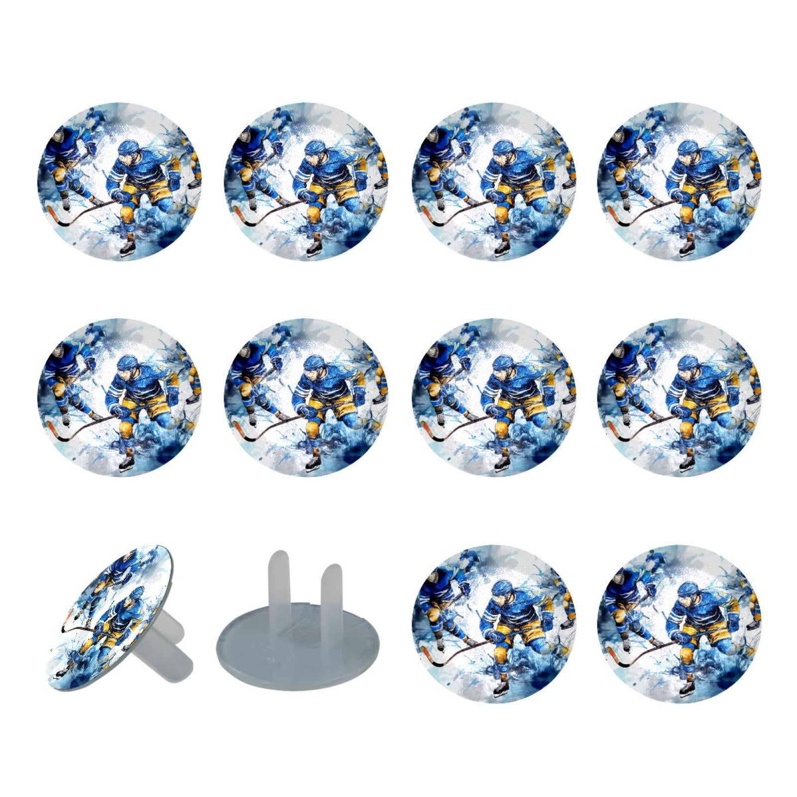 12 Pack Ice Hockey Outlet Covers Baby Proofing | Safe Electric Plug ...