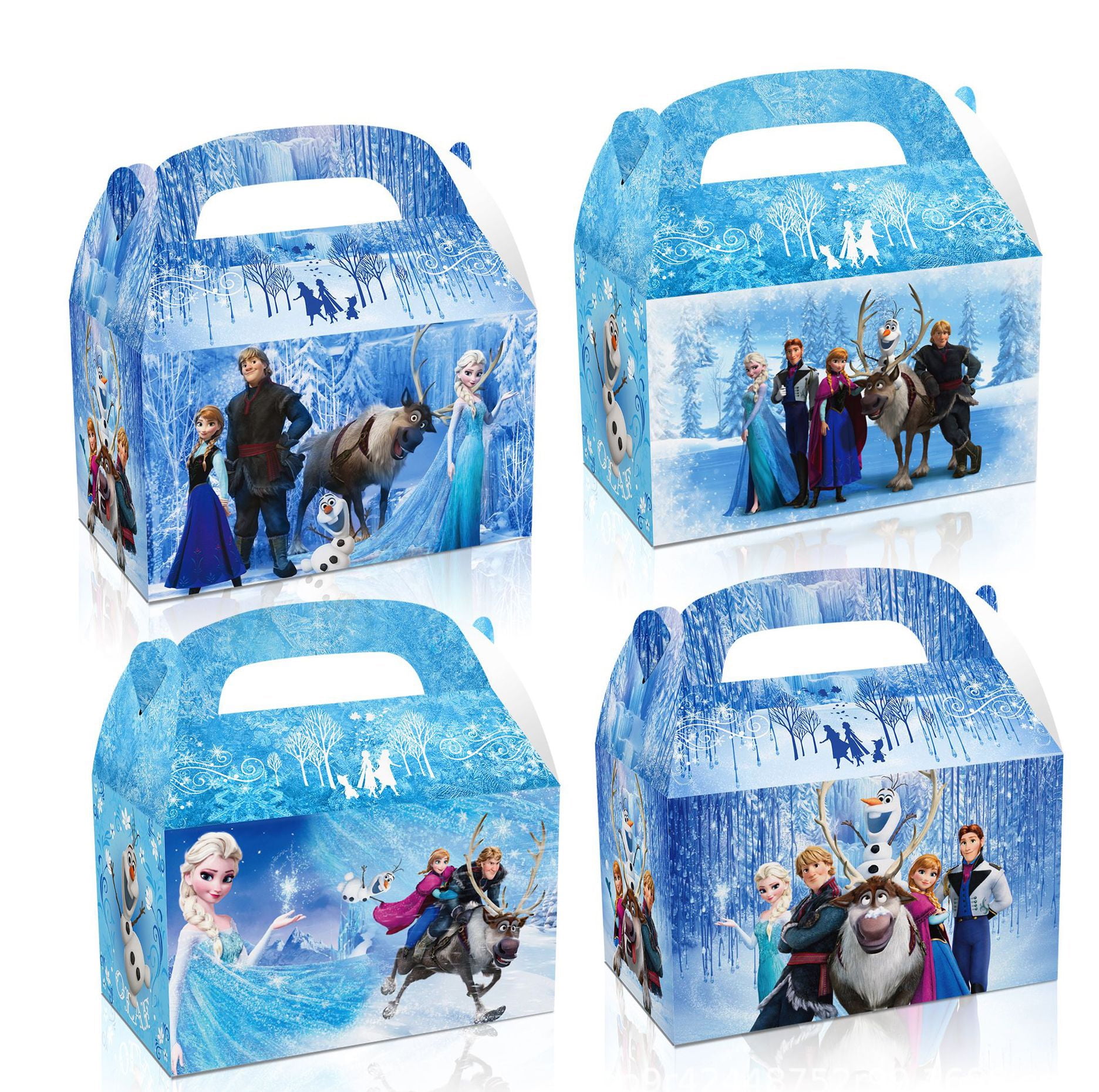 12 Pack Ice and snow prince and princess Party Gift Boxes Party Favors ...