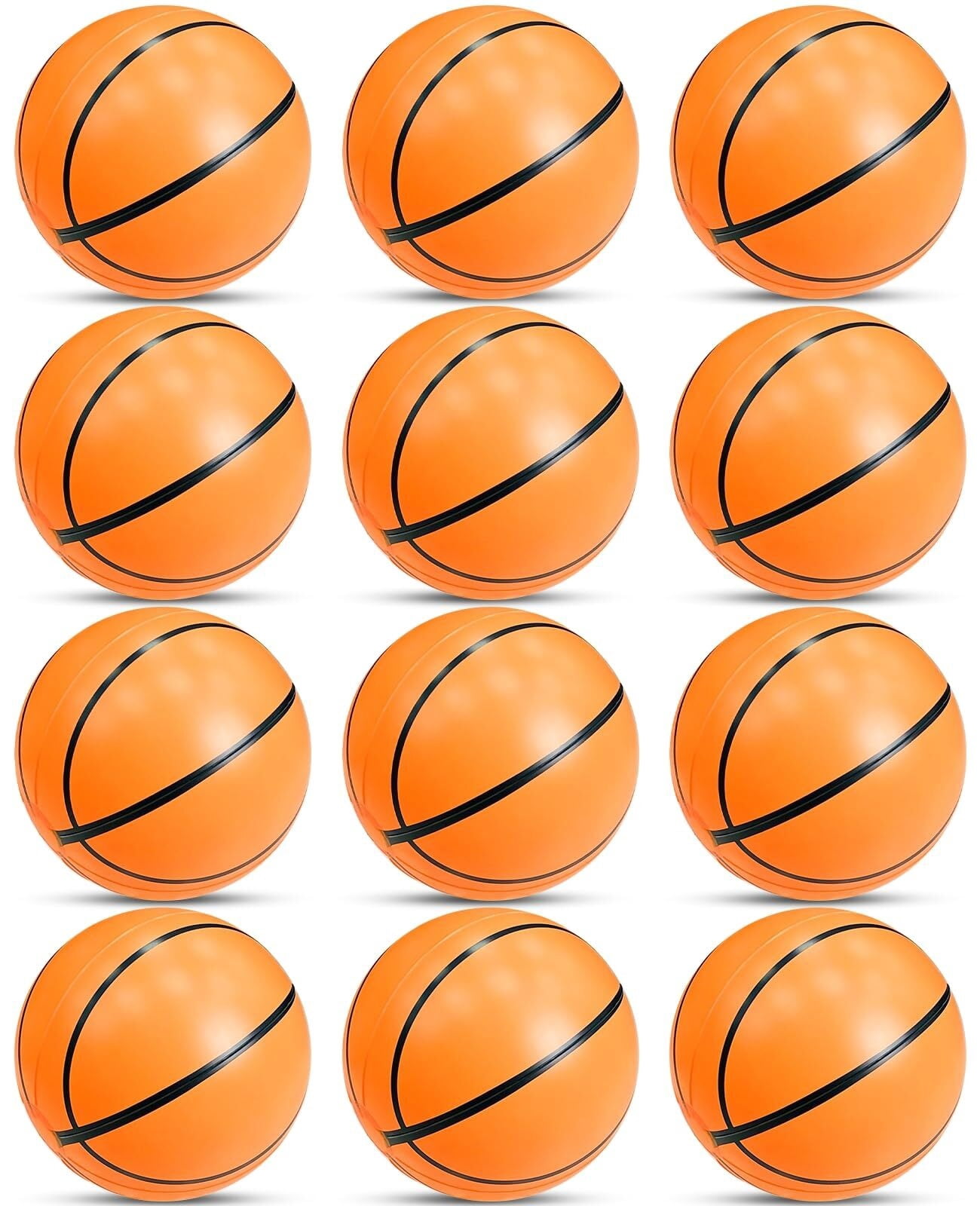 12 Pack Inflatable Beach Balls 16 Inch Basketball Beach Ball for Pool ...