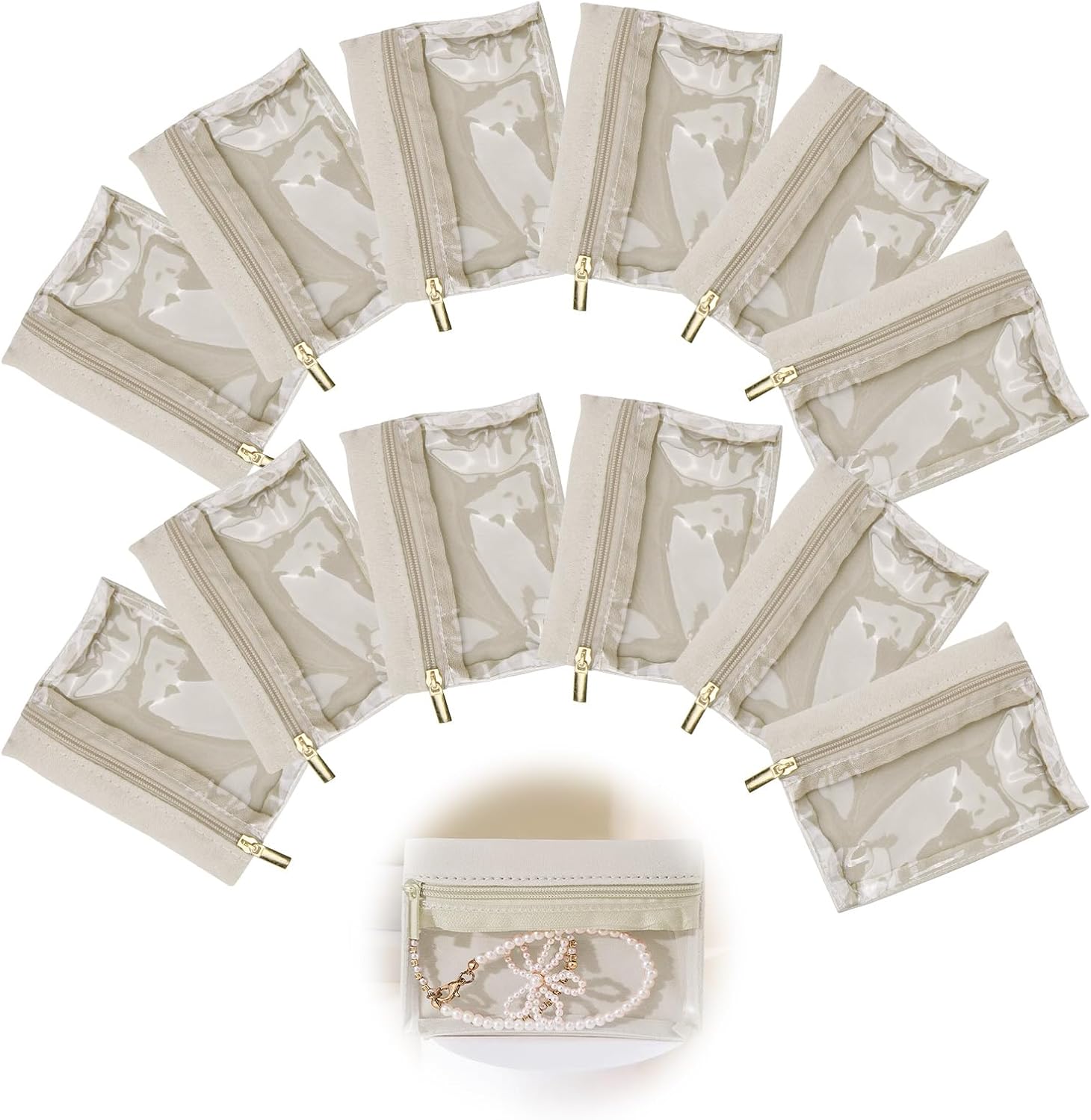 12-Pack Jewelry Organizer Bags – Durable Storage Pouches for Travel ...