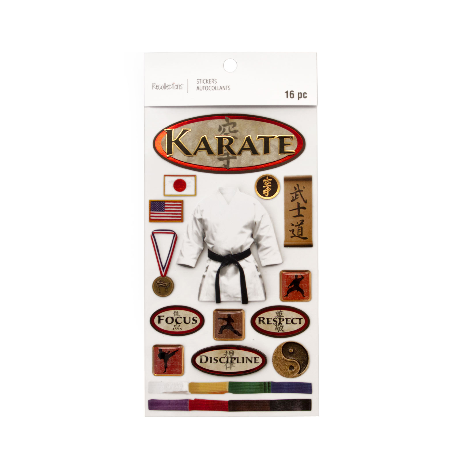 12 Pack: Karate Stickers by Recollections™ - Walmart.com