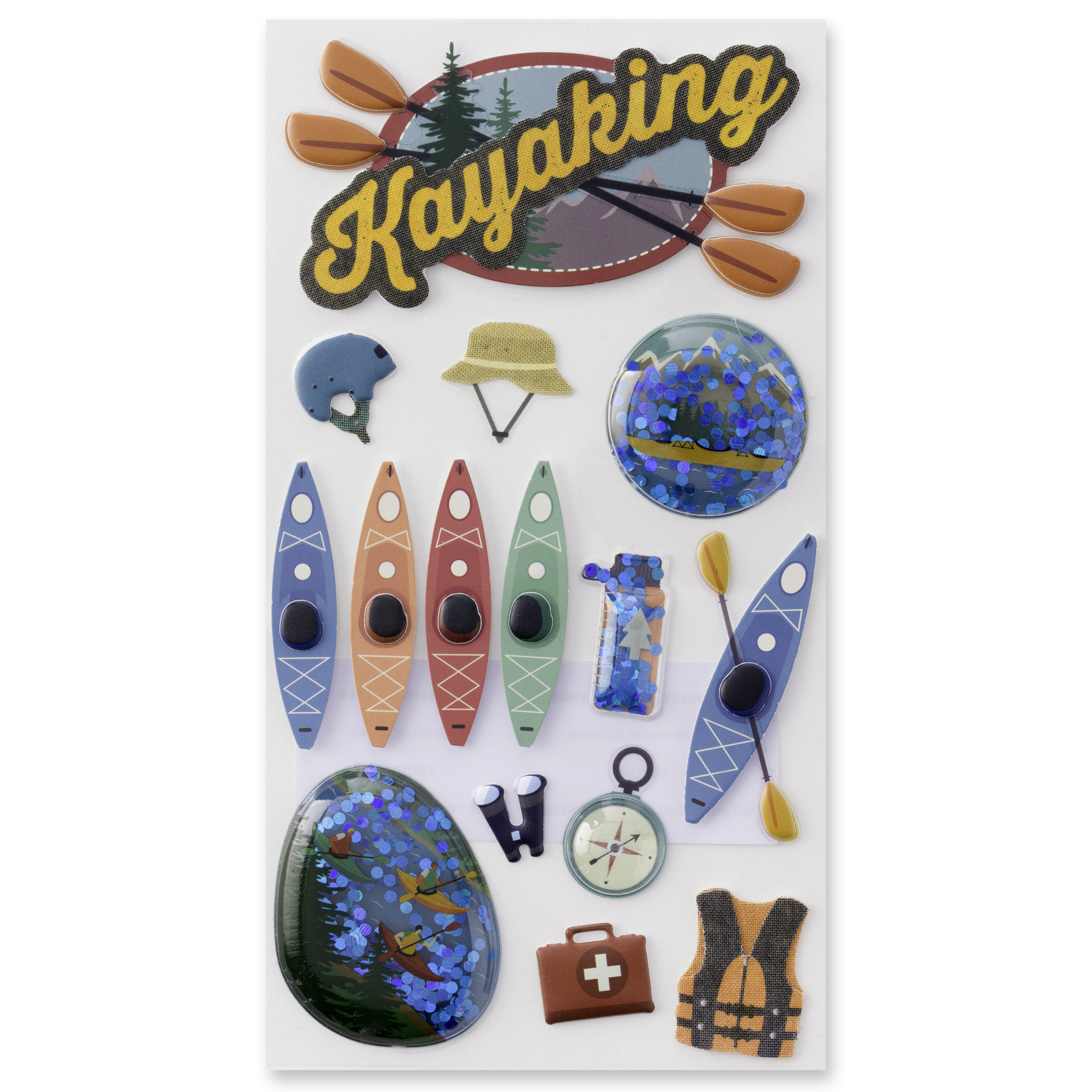 12 Pack: Kayaking Stickers by Recollections™ - Walmart.com