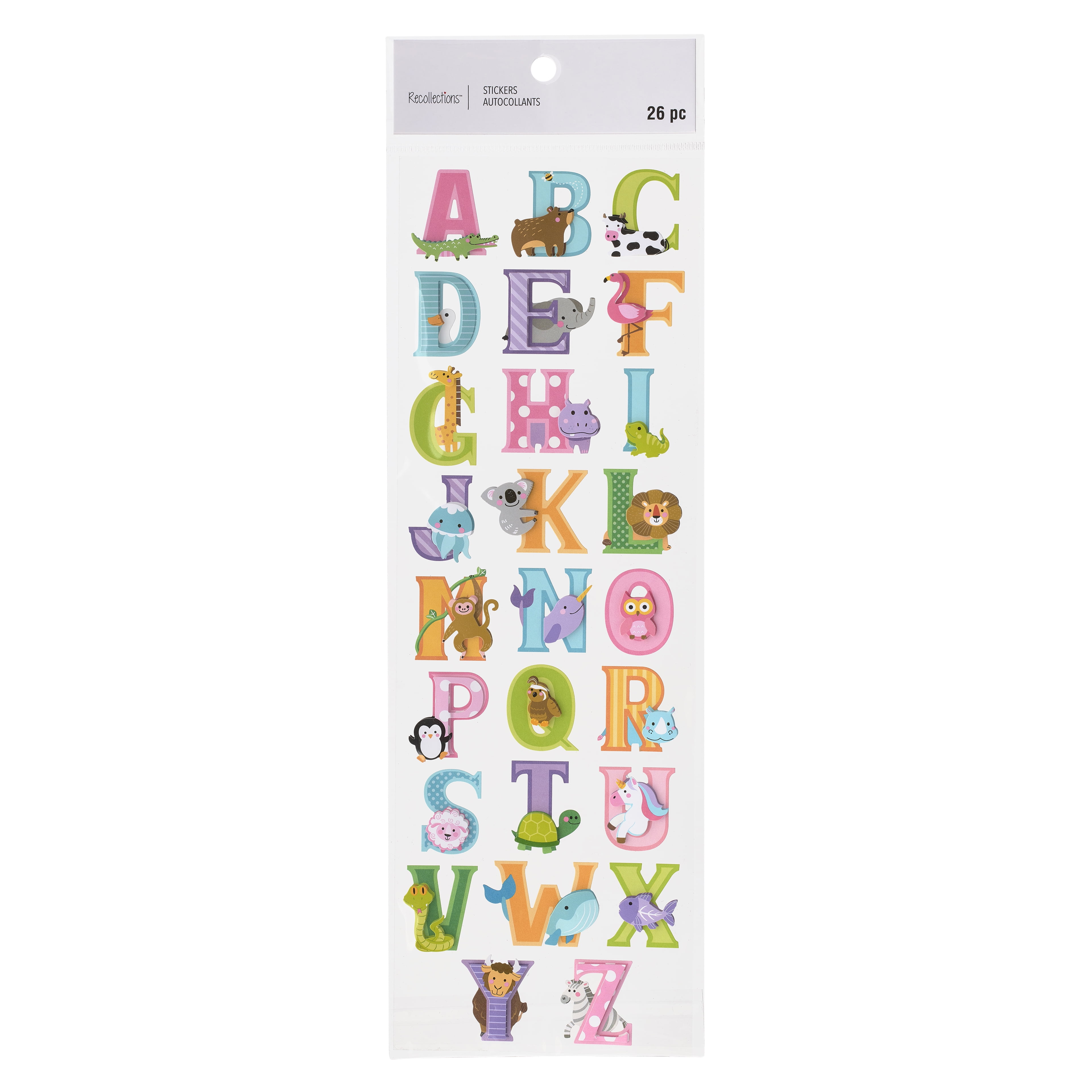 12 Pack: Kids Alphabet Stickers by Recollections™ - Walmart.com