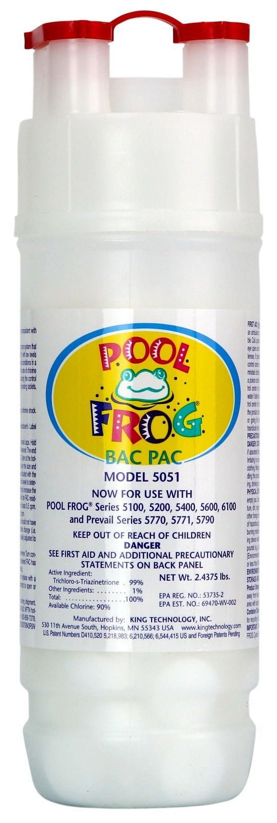 12 Pack-King Technology KT5050 Pool Frog BAC PAC Swimming Pool Mineral ...
