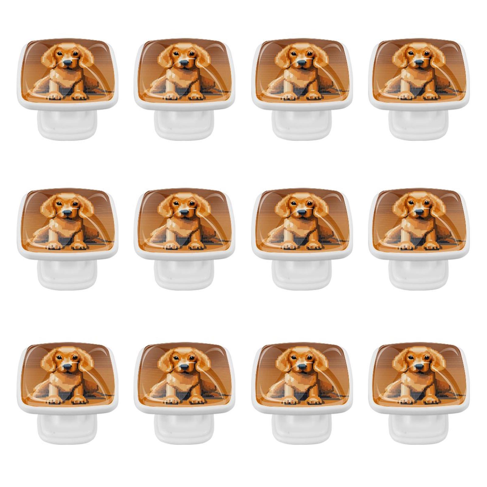 12 Pack Kitchen Cabinet Knobs Cute Dog Dresser Knobs Drawer Knobs ...