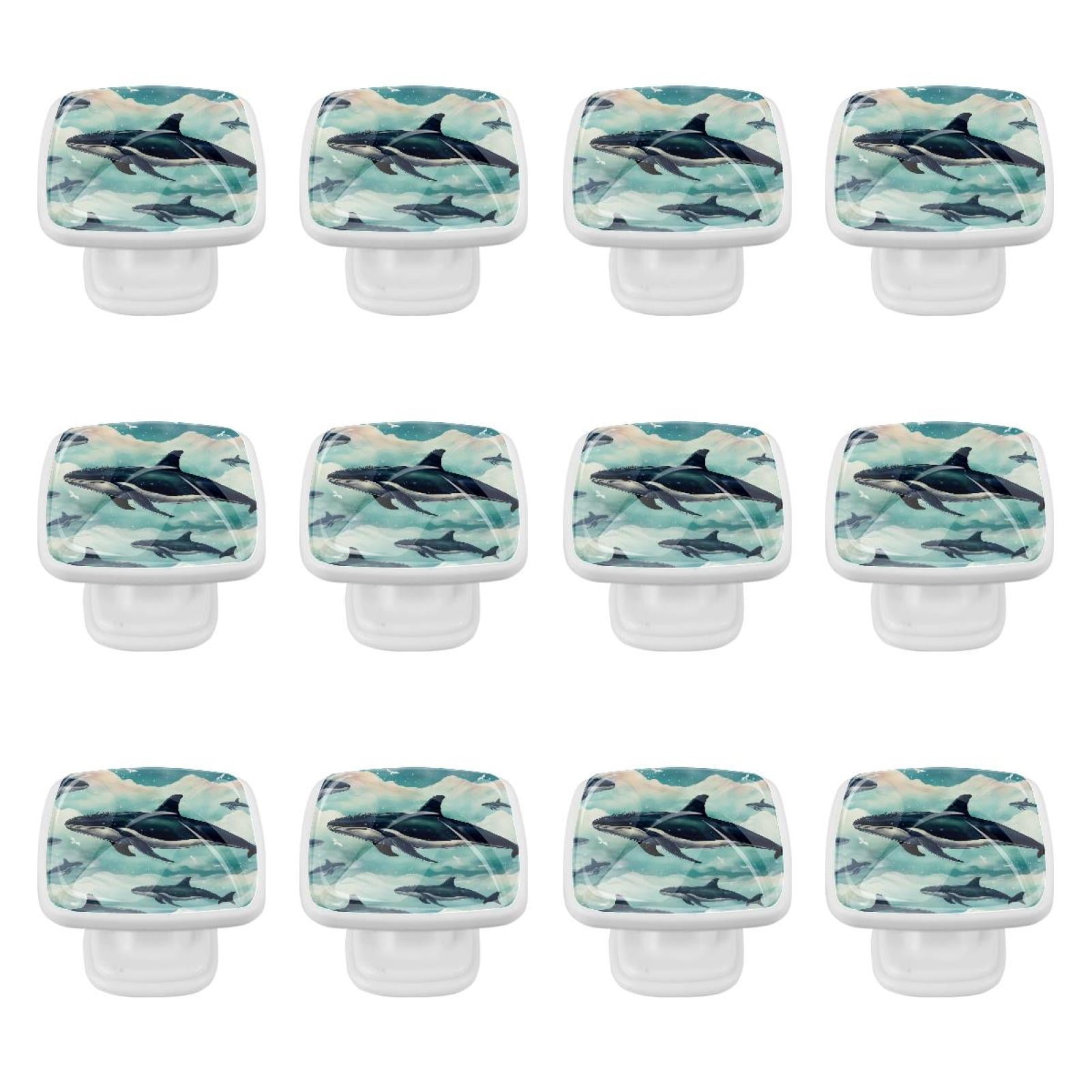 12 Pack Kitchen Cabinet Knobs Whale Dresser Knobs Drawer Knobs Drawer Pulls Door Knobs Dresser ...