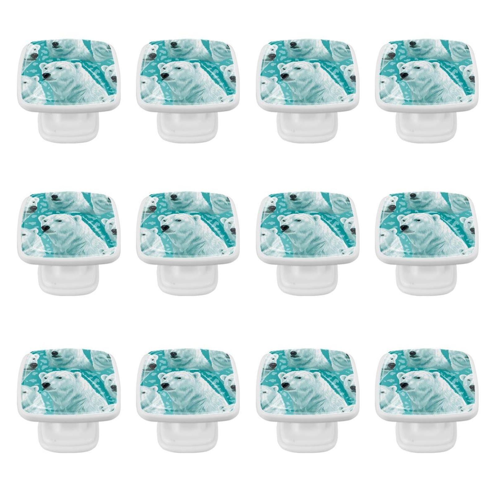 12 Pack Kitchen Cabinet Knobs White Bear Dresser Knobs Drawer Knobs Drawer Pulls Door Knobs ...