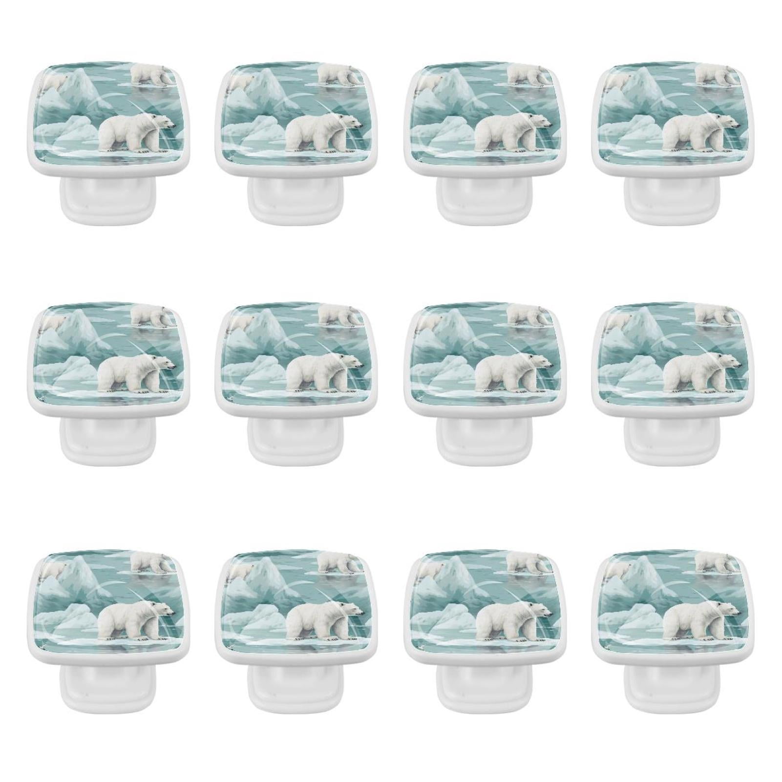 12 Pack Kitchen Cabinet Knobs White Bear Dresser Knobs Drawer Knobs Drawer Pulls Door Knobs ...