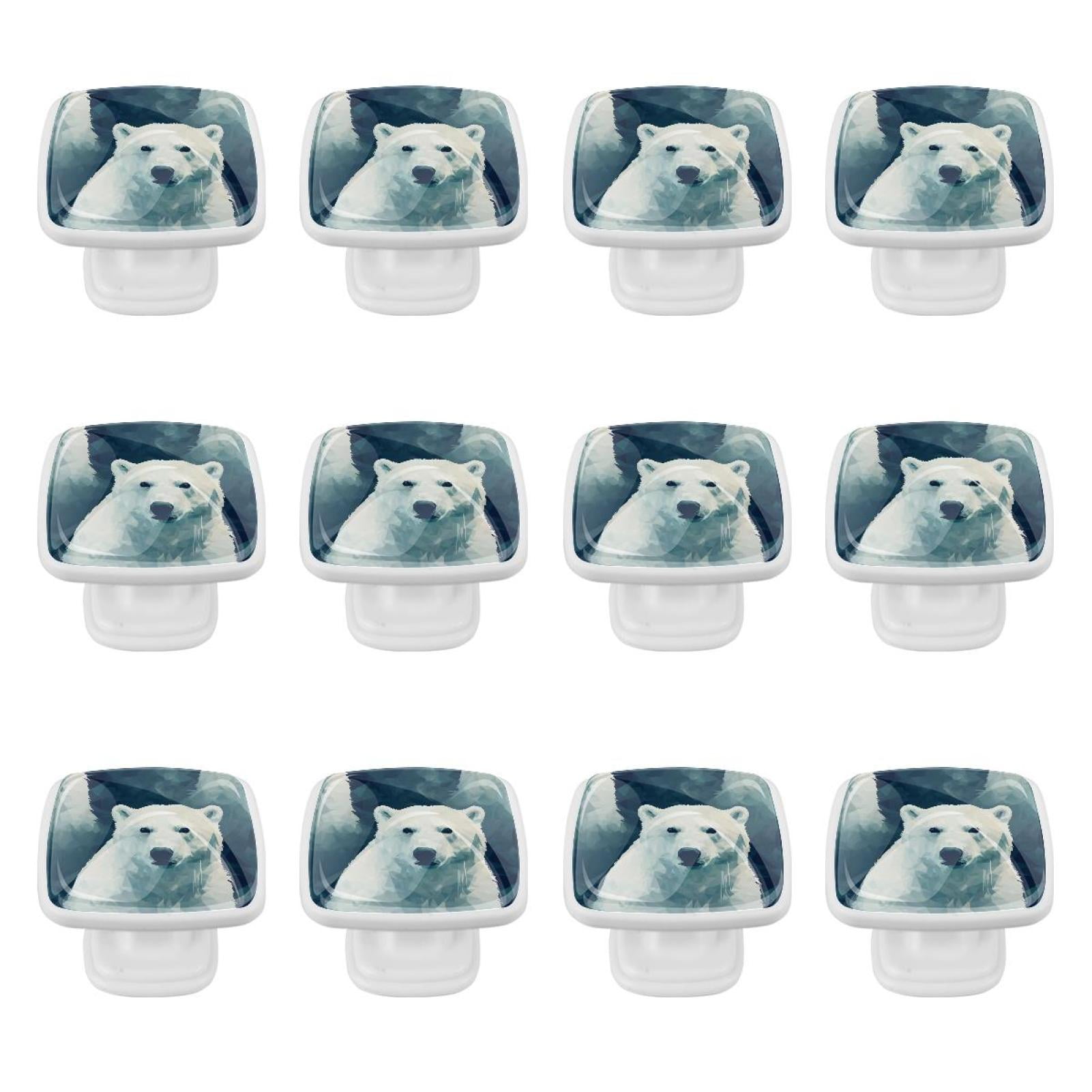 12 Pack Kitchen Cabinet Knobs White Bear Dresser Knobs Drawer Knobs Drawer Pulls Door Knobs ...