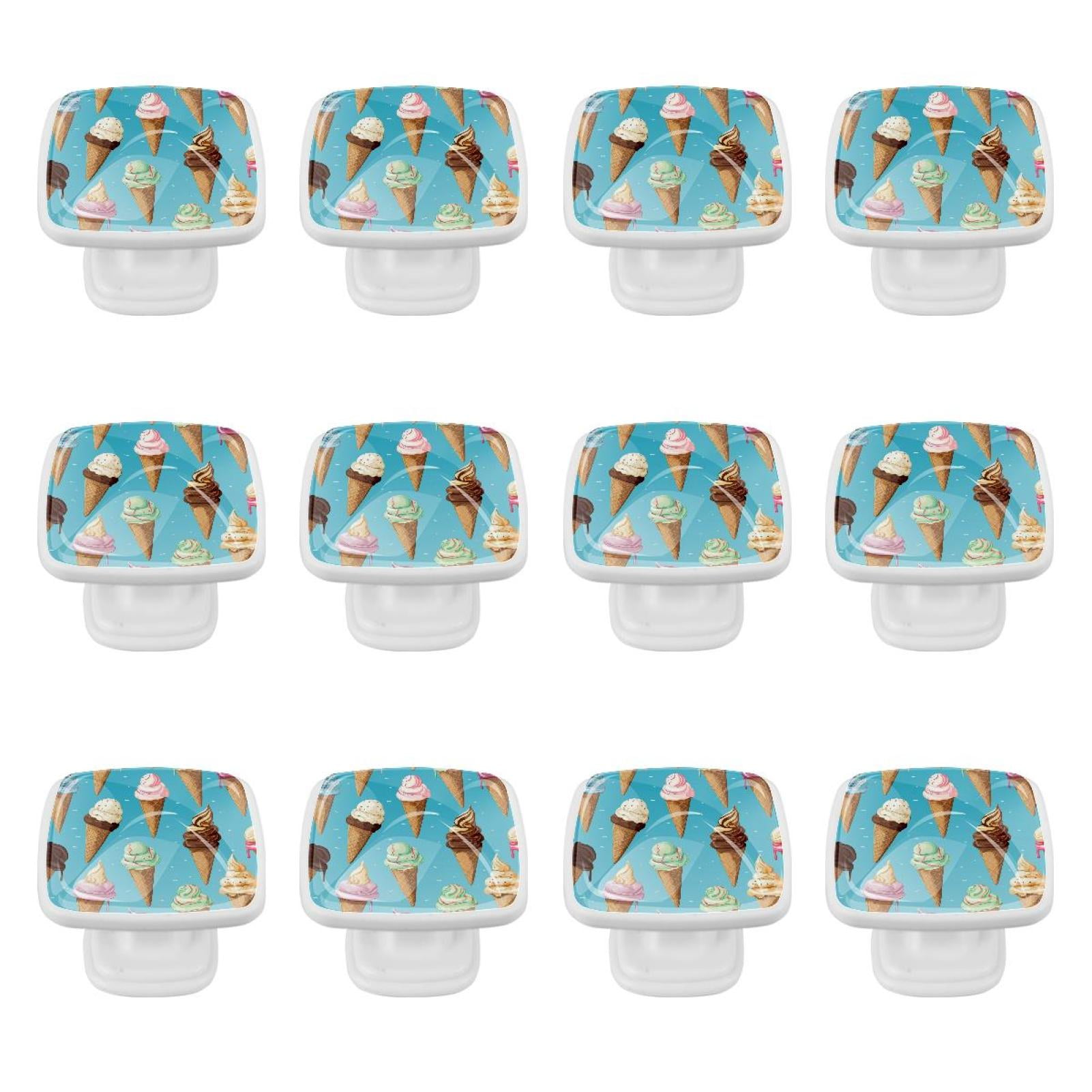 12 Pack Kitchen Cabinet Square Knob Single Hole Cabinet Hardware for ...