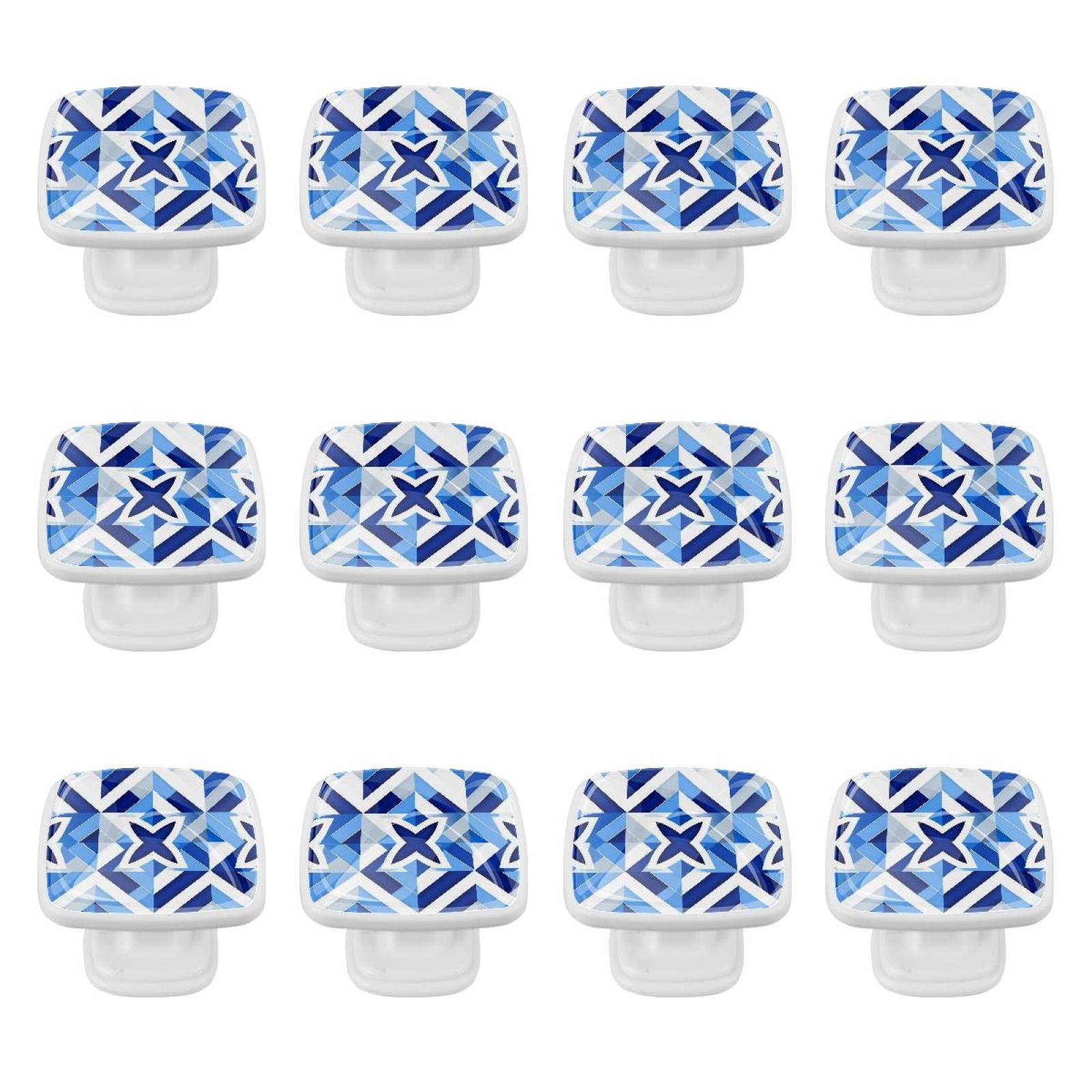 12 Pack Kitchen Cabinet Square Knob Single Hole Cabinet Hardware for ...